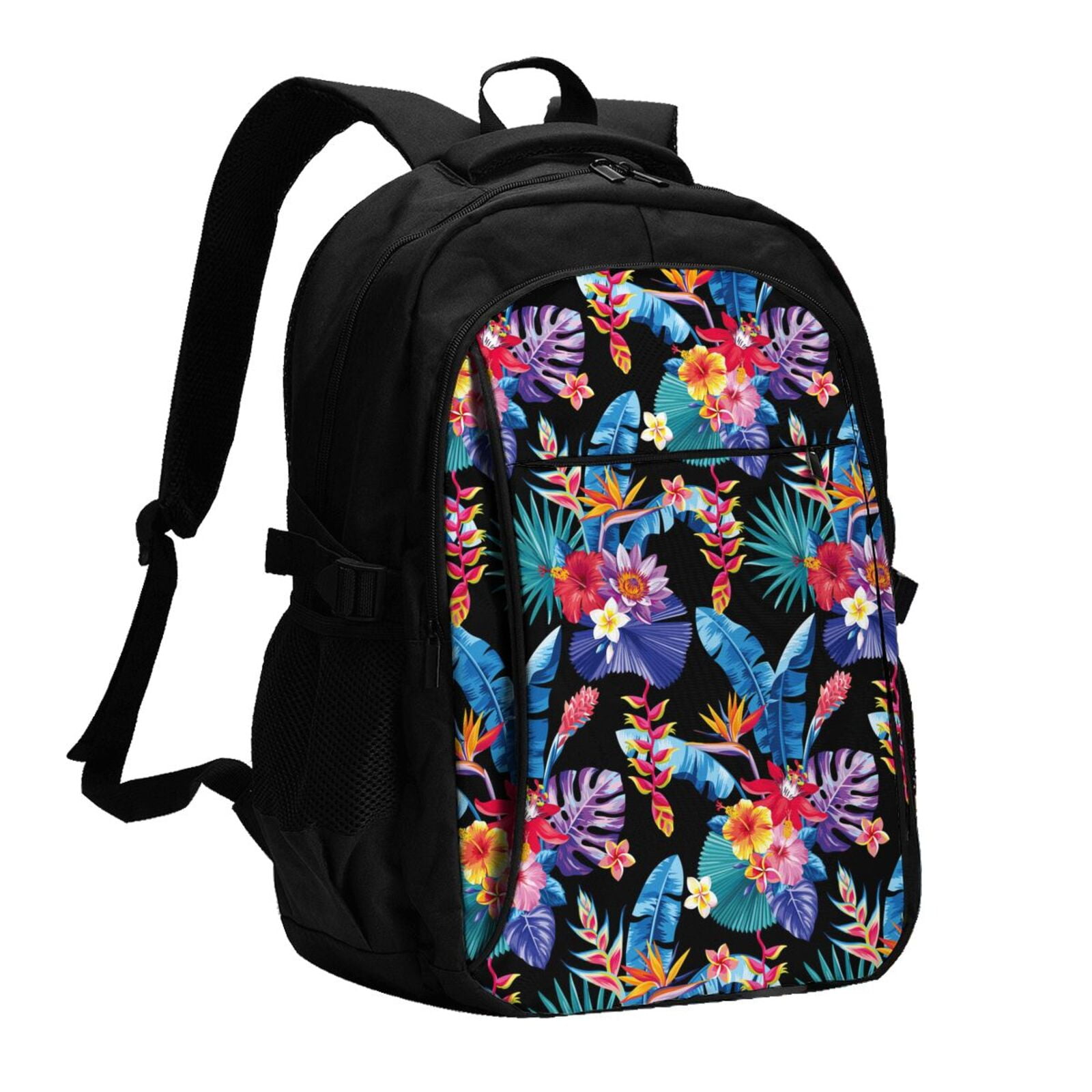 Disketp Tropical Palm Leaves Travel Laptop Backpack, Laptops Backpack ...