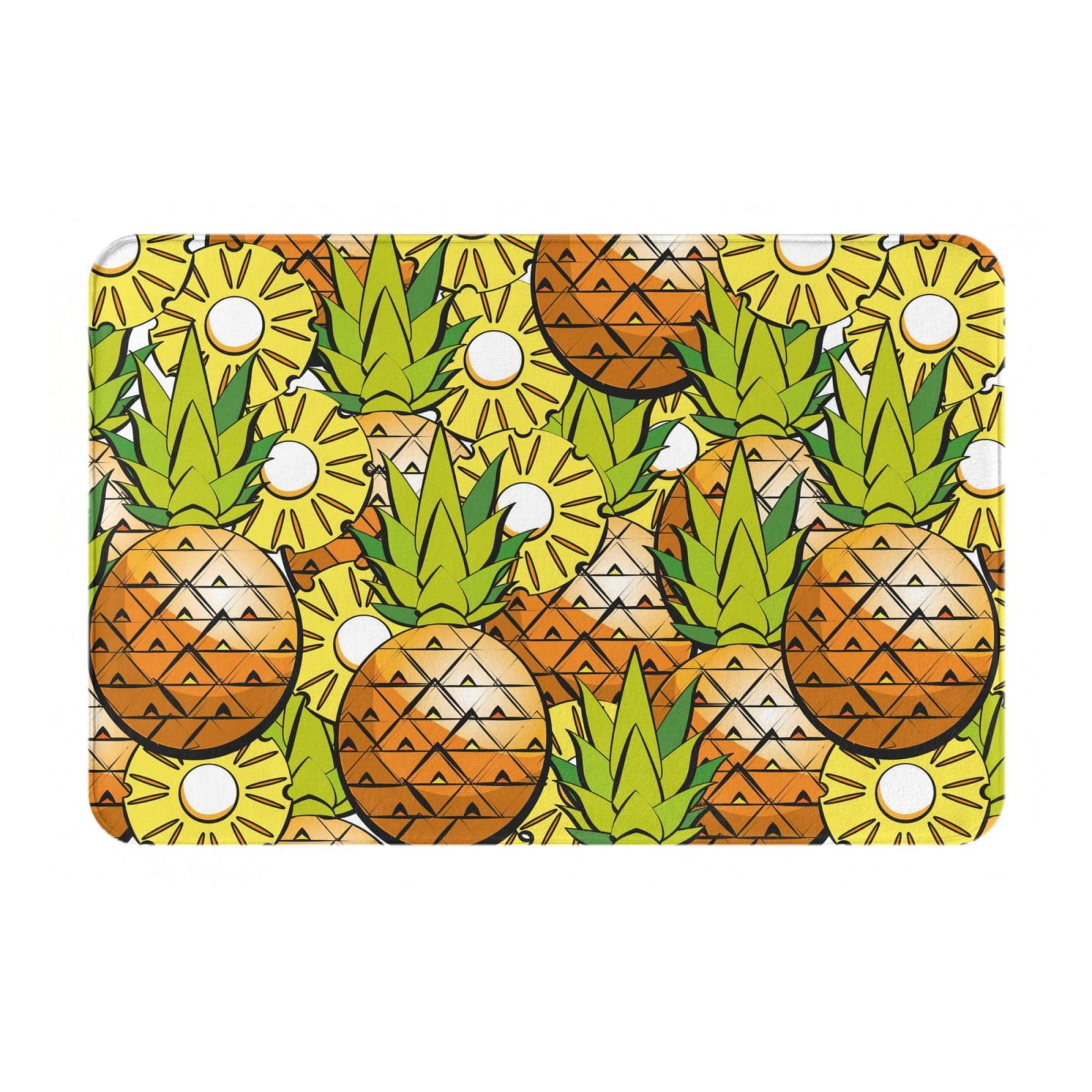 Disketp Tropical Summer Fruit Mat For Front Door Outside - Doormat ...