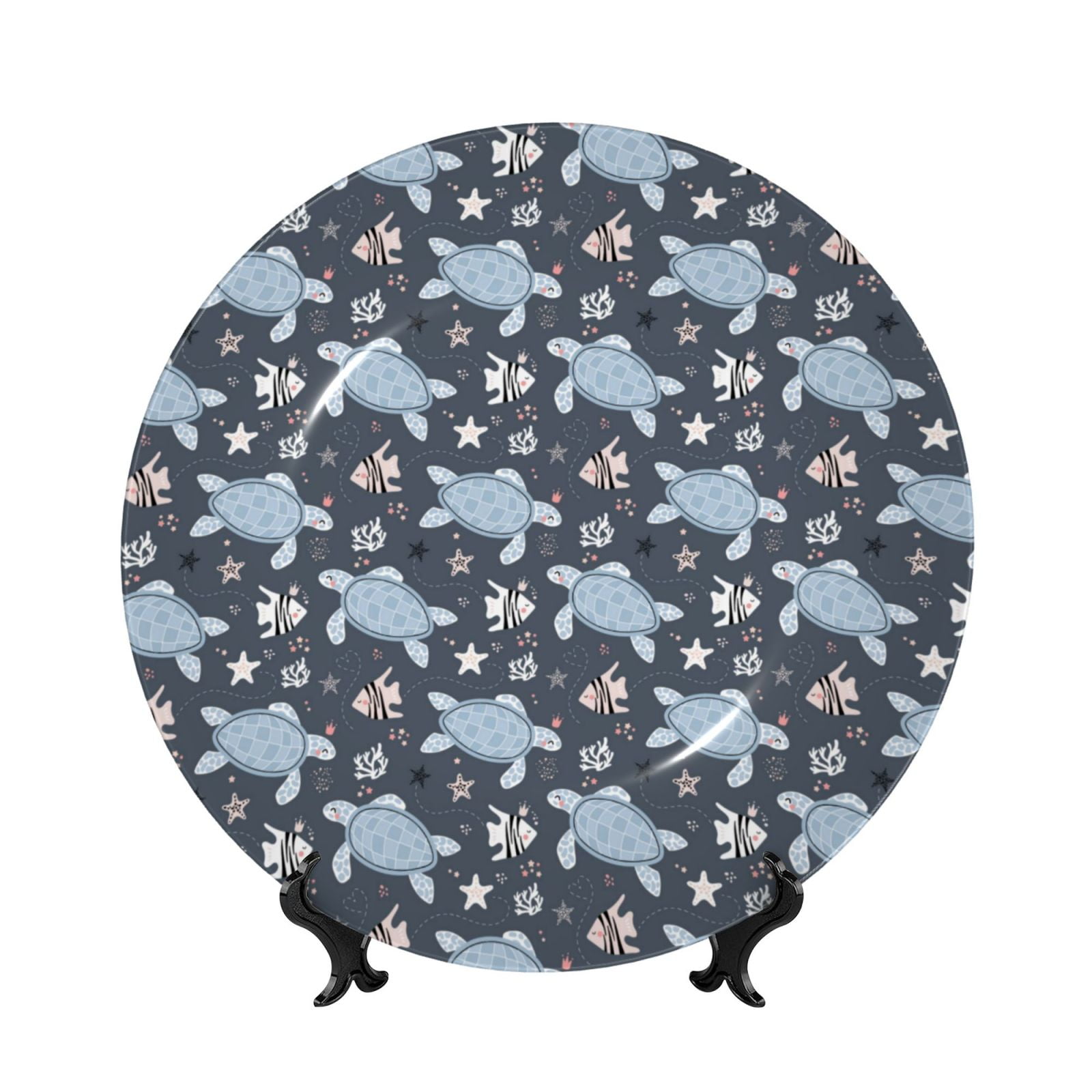 Disketp Turtle Ceramic Plate Dinner Plates Bone China Decorative Plates ...