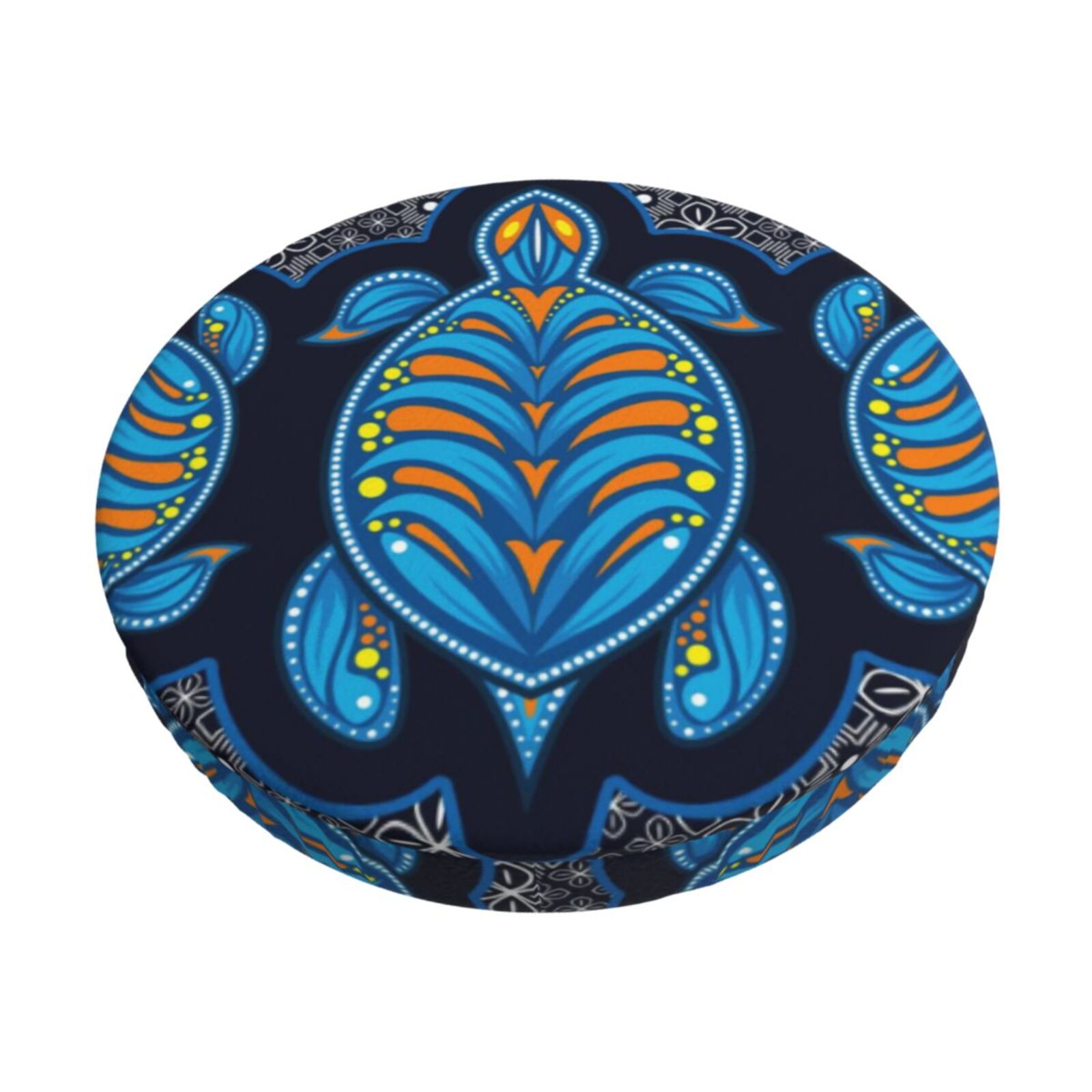 Disketp Turtle Stool Covers Round, Super Soft Round Bar Stool Cushion ...