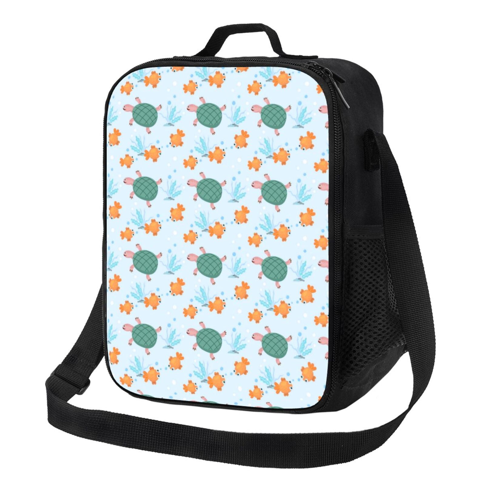 Disketp Turtles And Goldfish Insulated Lunch Bag Lunch Box - Lunch Bag ...