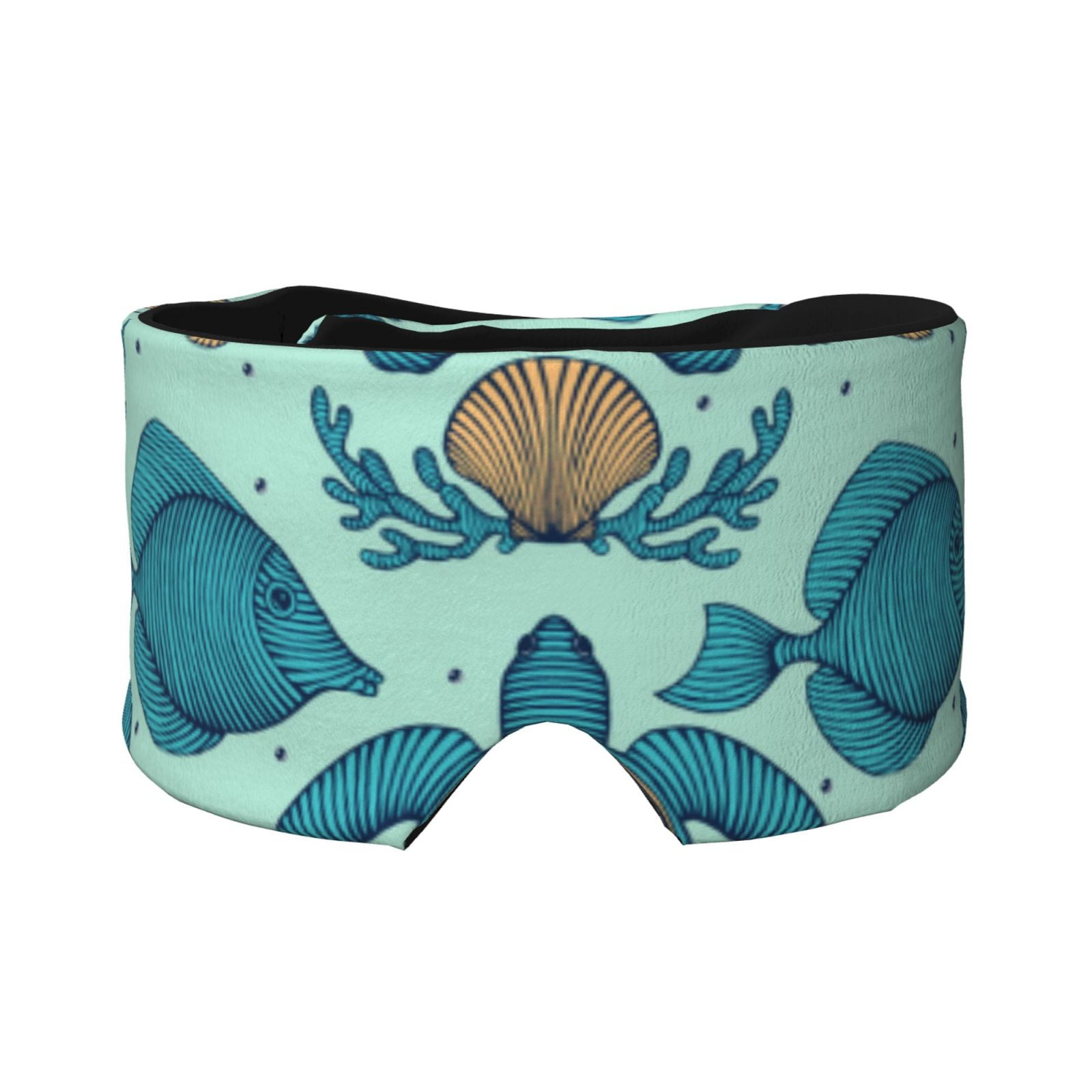 Disketp Turtles And Seahorses Sleep Mask - Eye Mask for Sleeping, Full ...