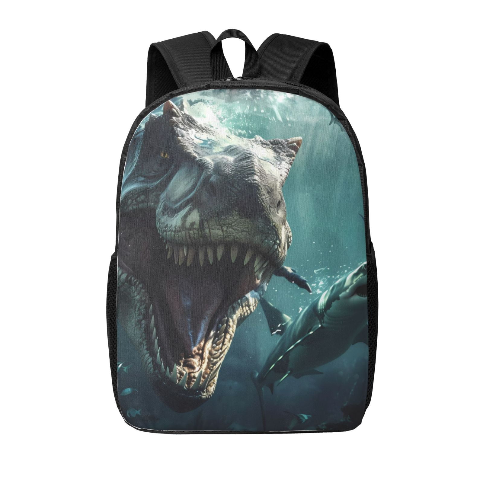 Disketp Underwater Dinosaur Shark School Backpack, Lightweight Basic ...