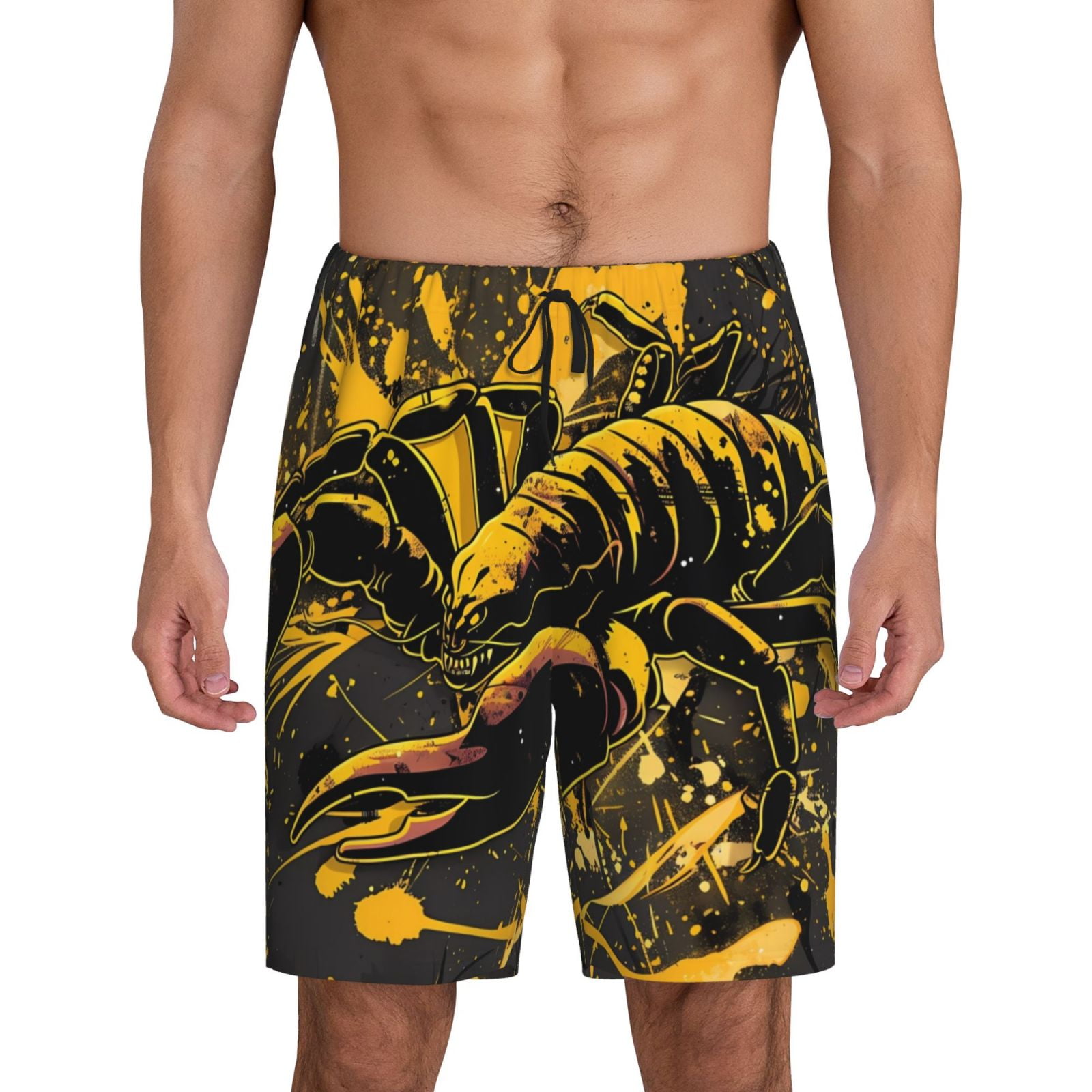 Disketp Urban Graffiti Scorpion Illustration for Men's Soft Sleep ...