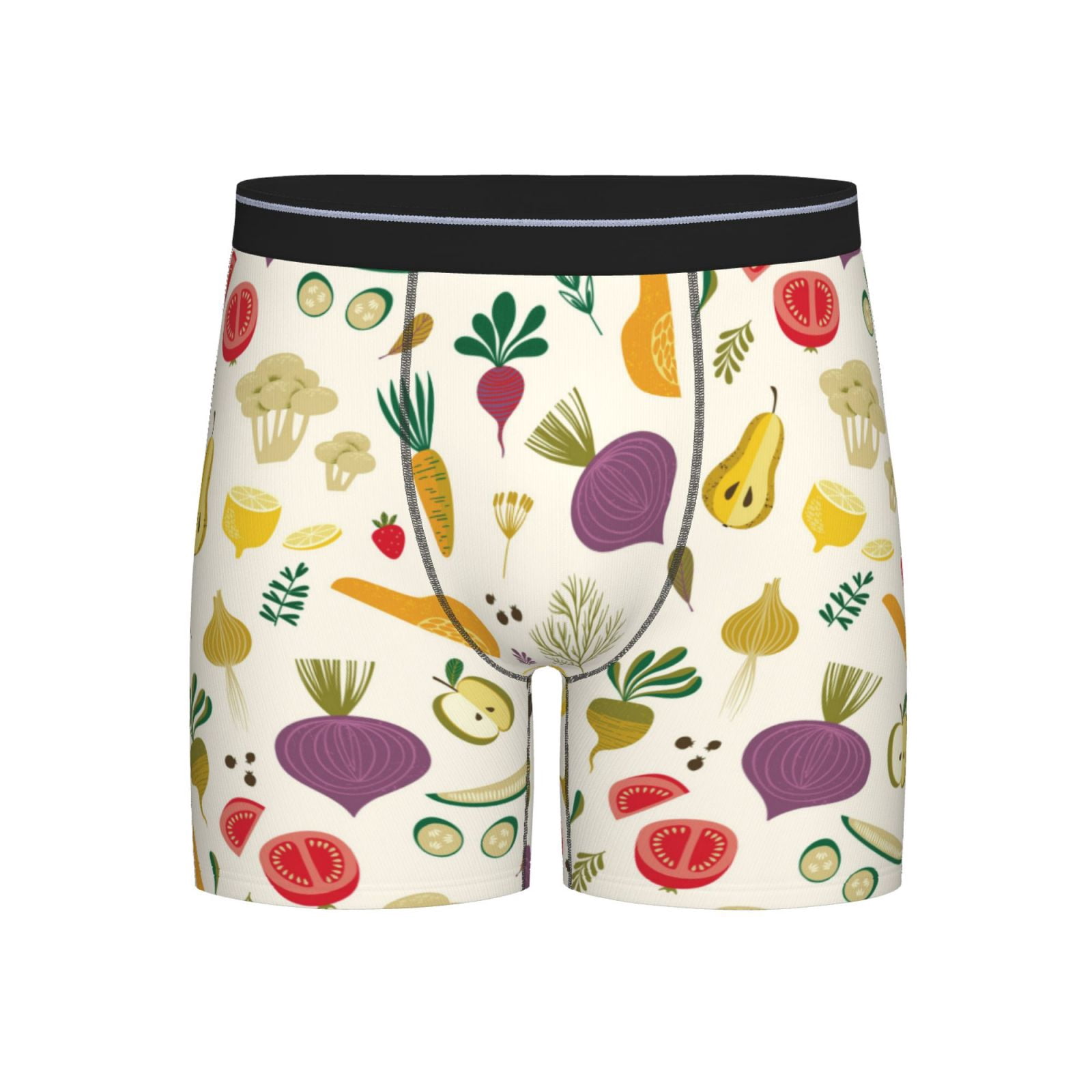 Disketp Vegetable Men's Boxer Briefs Men’s Underwear Boxer Briefs for ...