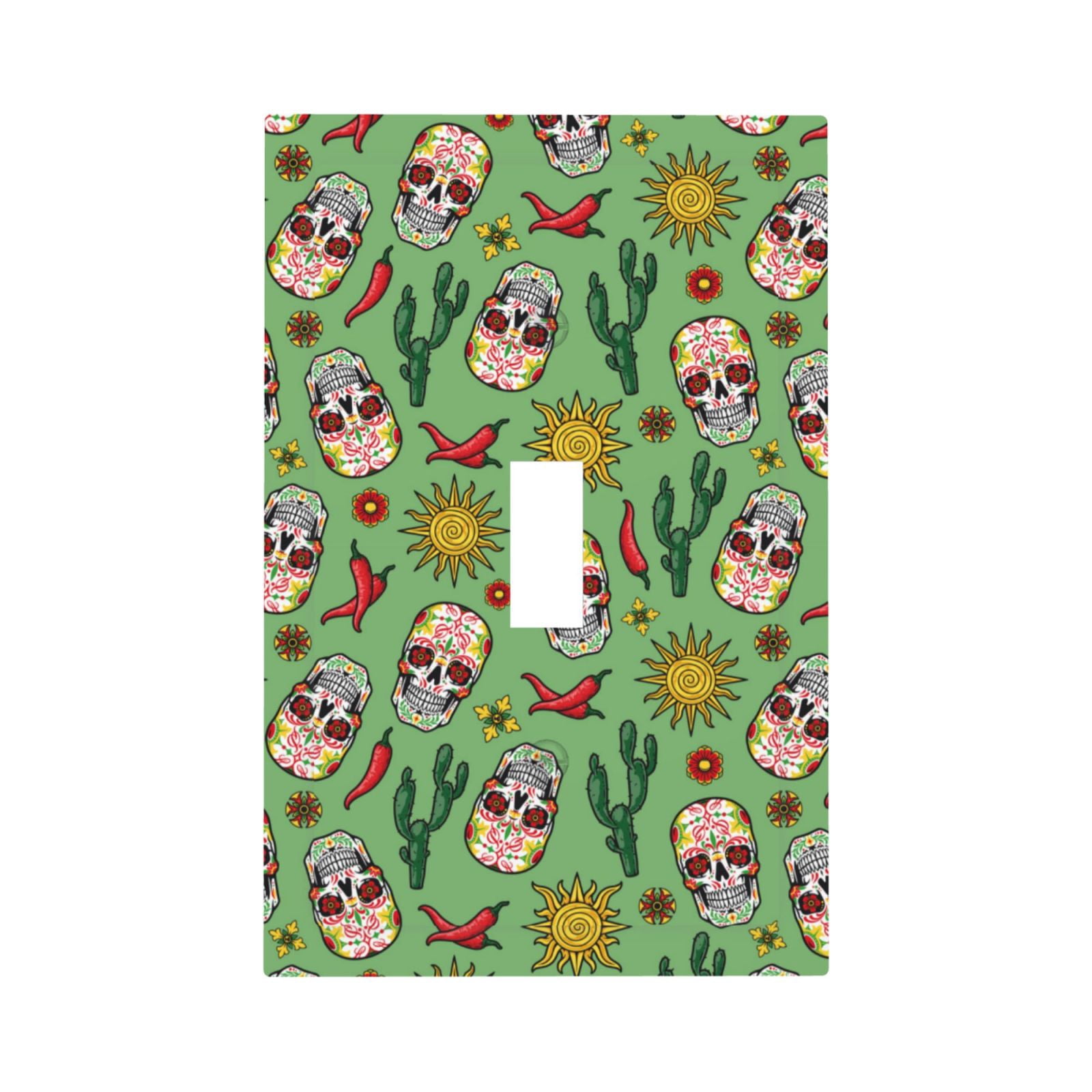 Disketp Vintage Sugar Skull Decorator Light Switch or Receptacle Outlet ...