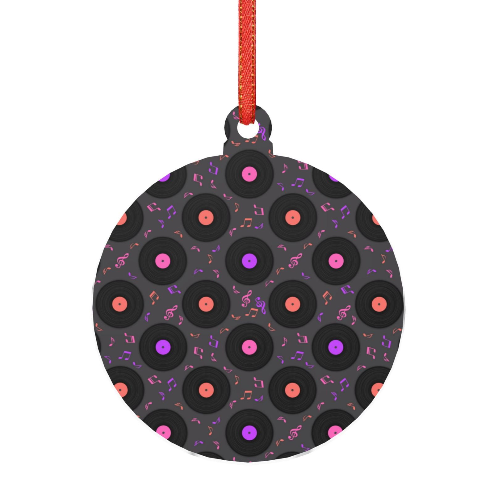 Disketp Vinyl Records Musical Notes The Christmas Ornaments, Christmas ...
