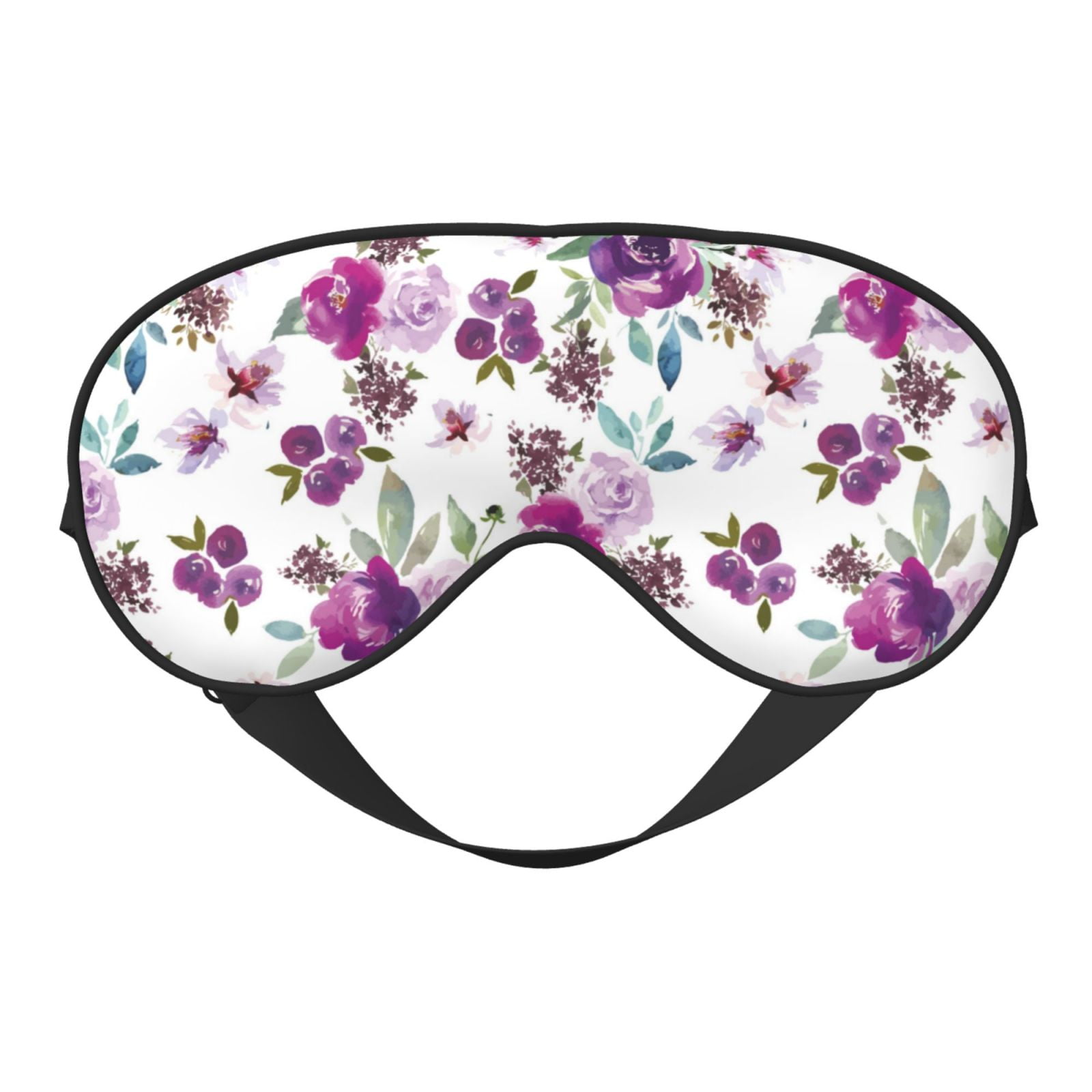 Disketp Violets Flowers Print Sleep Mask-Eye Mask for Sleeping ...