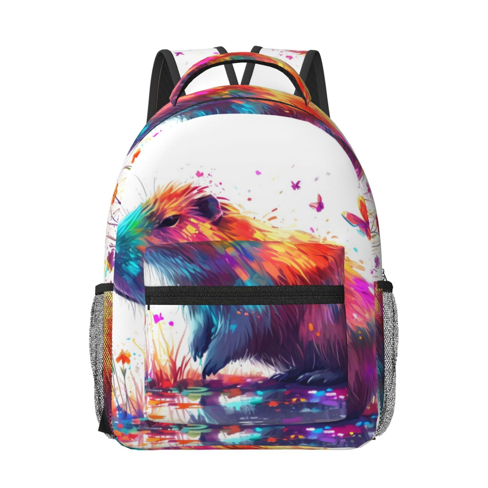 Disketp Watercolor Butterfly Guinea Pig Backpack - Comfortable Daypack ...