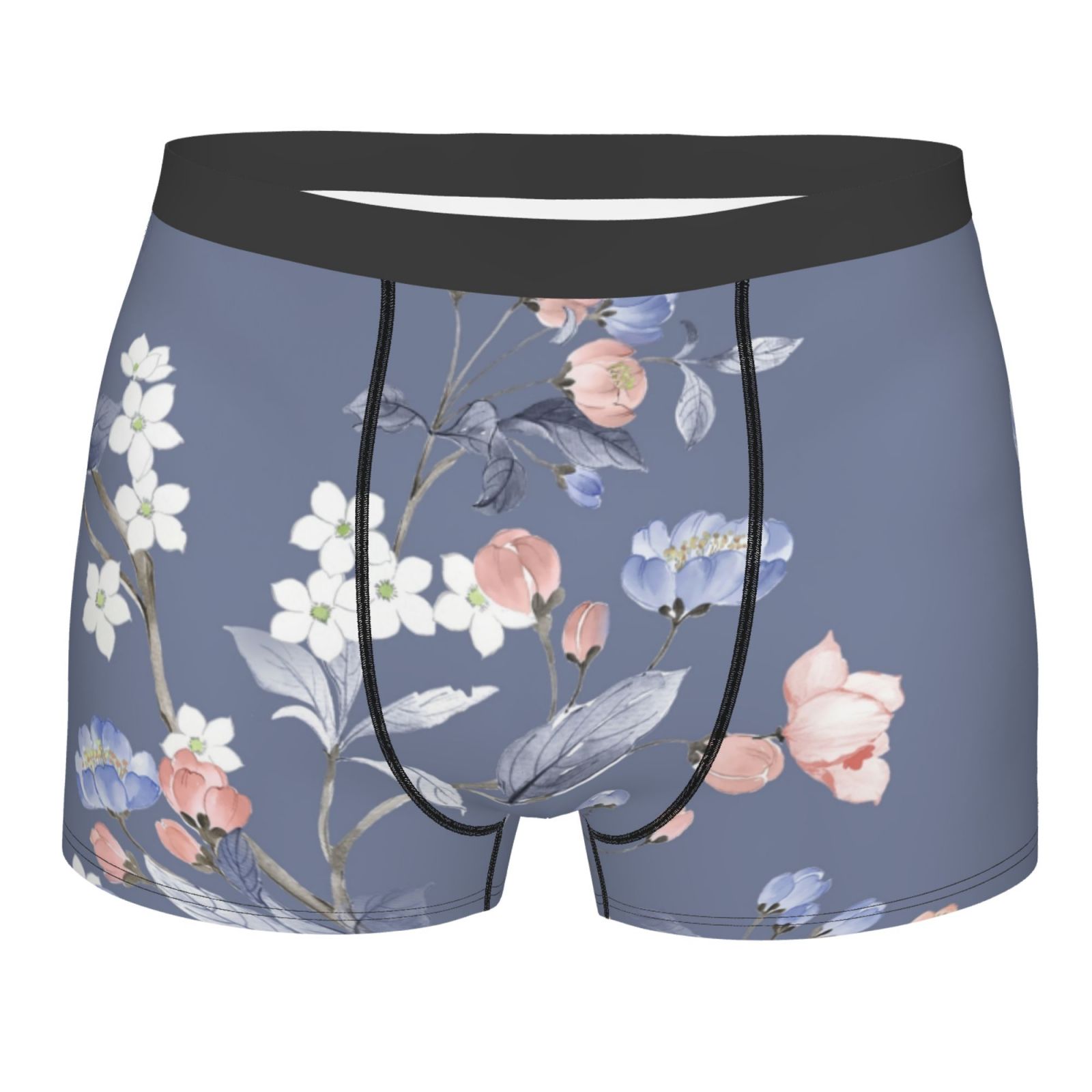 Disketp Watercolor Flowers Butterfly Men'S Boxer Briefs,Soft And ...