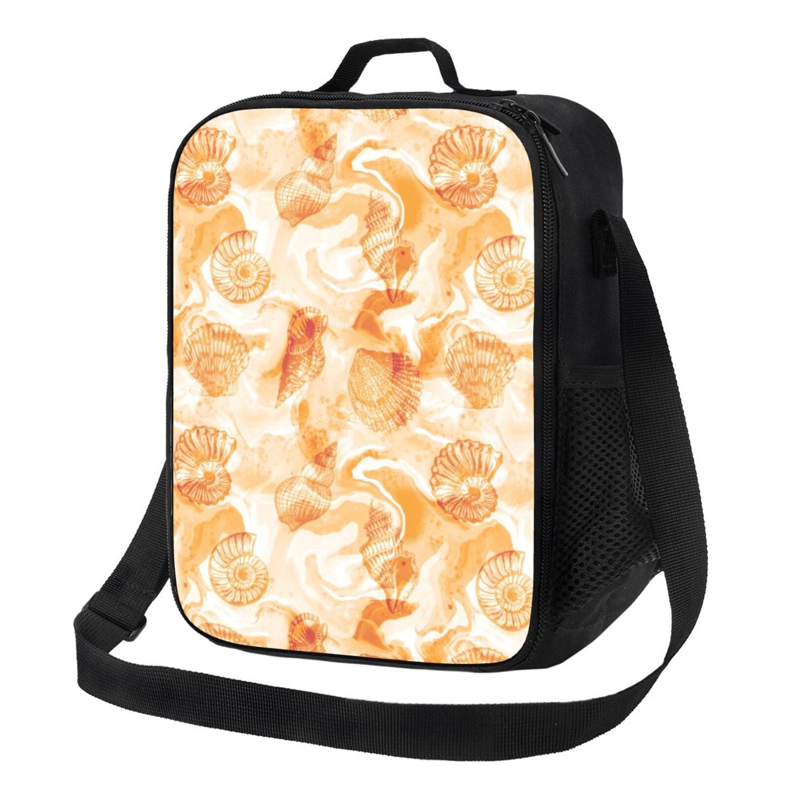 Disketp Watercolor Sea Shells Insulated Lunch Bag Lunch Box - Lunch Bag ...