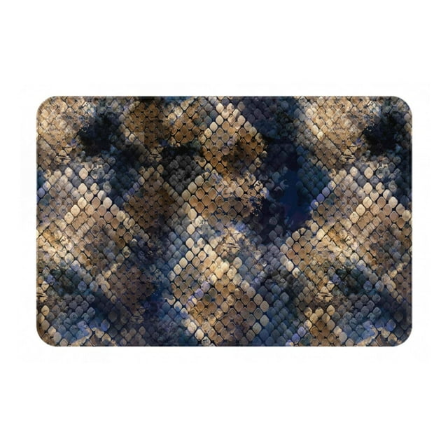 Disketp Watercolor Snake Skin Mat For Front Door Outside - Doormat ...