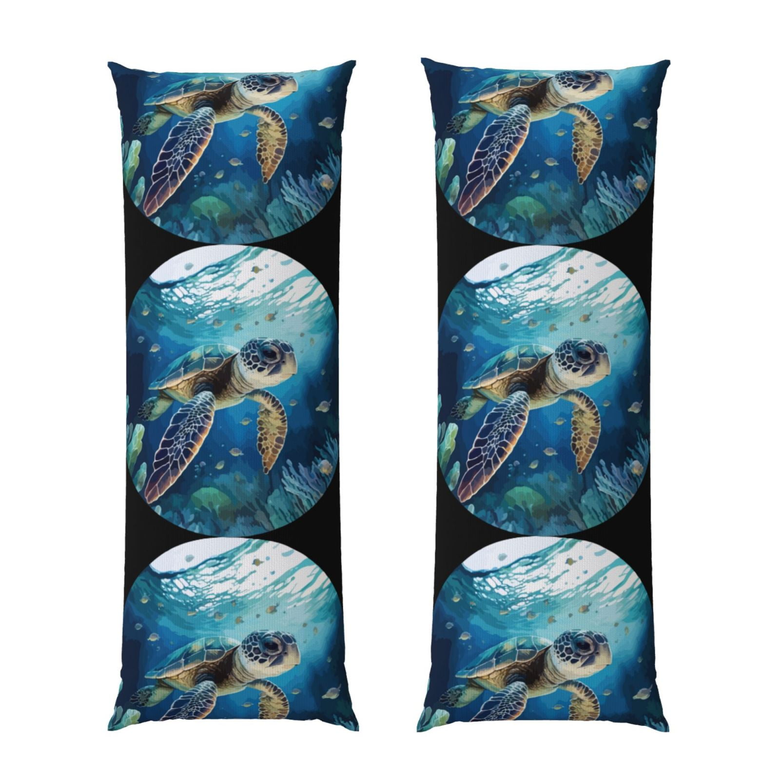 Disketp Watercolor Turtle4 Print Body Pillow Cover - Super Soft 20x54 ...