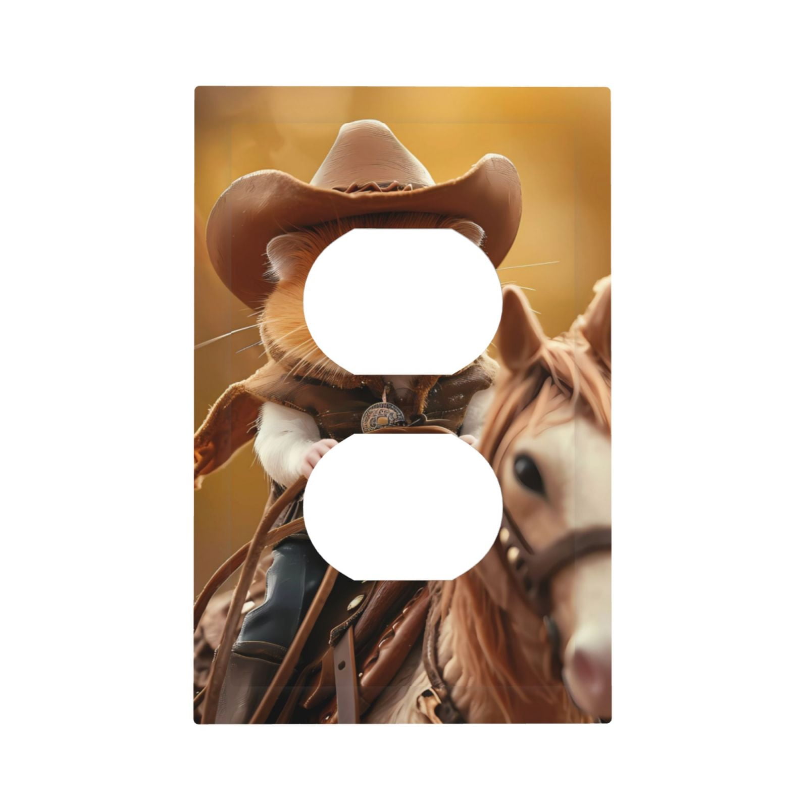 Disketp Western Cowboy Guinea Pig Decorative Light Switch or Outlet ...