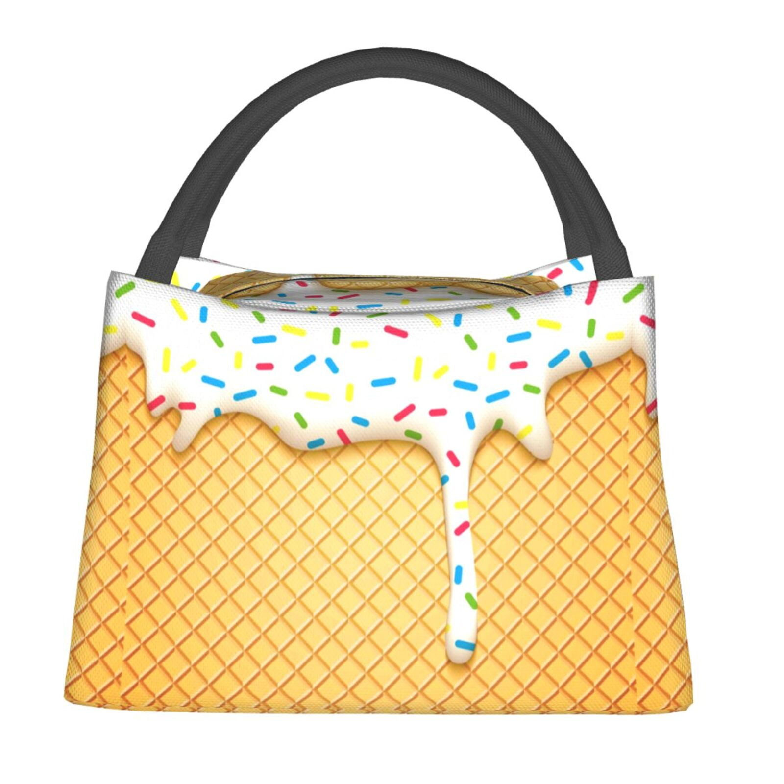 Disketp White Ice Cream Insulated Bags, Insulated Cooler Bag Totes for ...