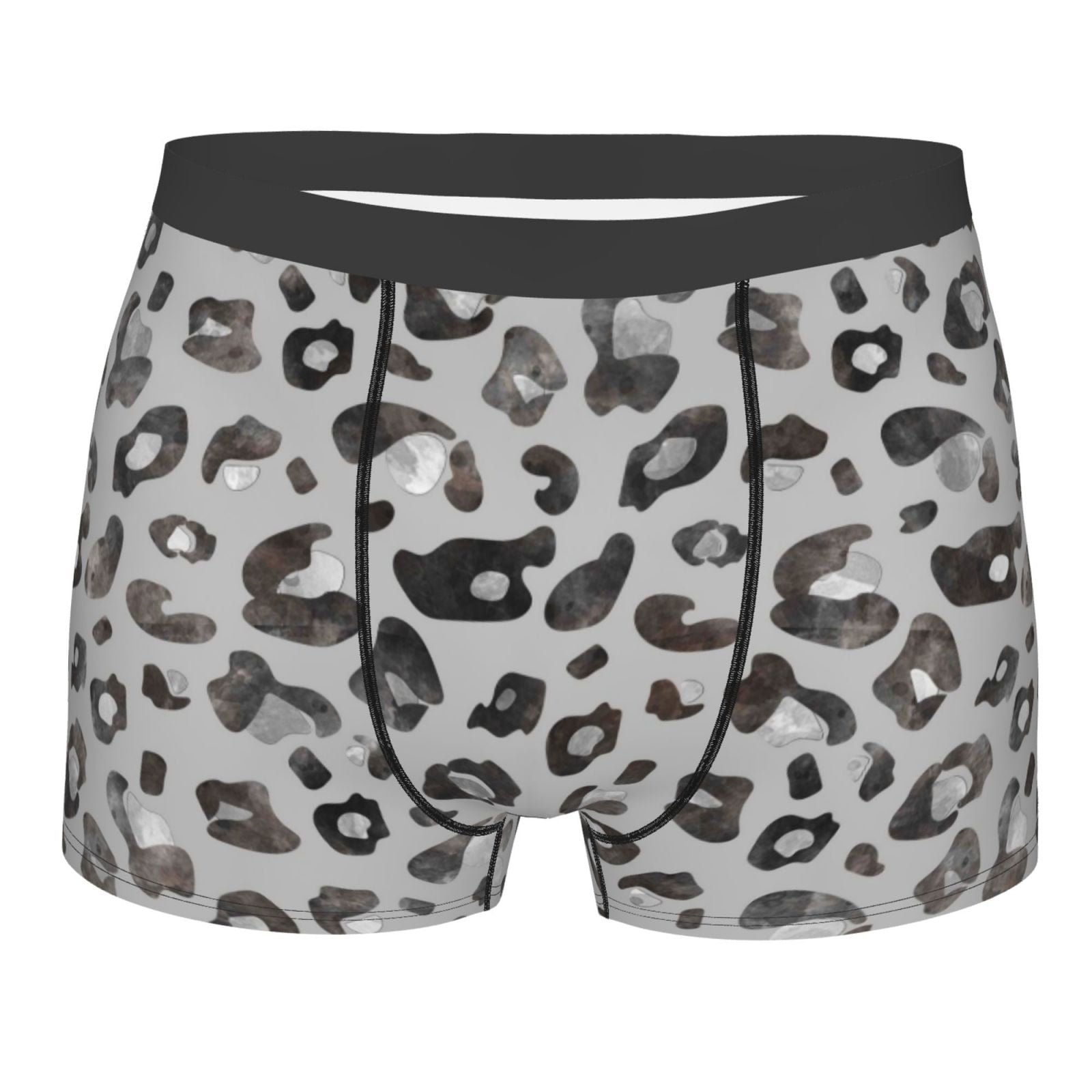 Disketp Wild Animal Leopard Print Pattern Men'S Boxer Briefs,Soft And ...