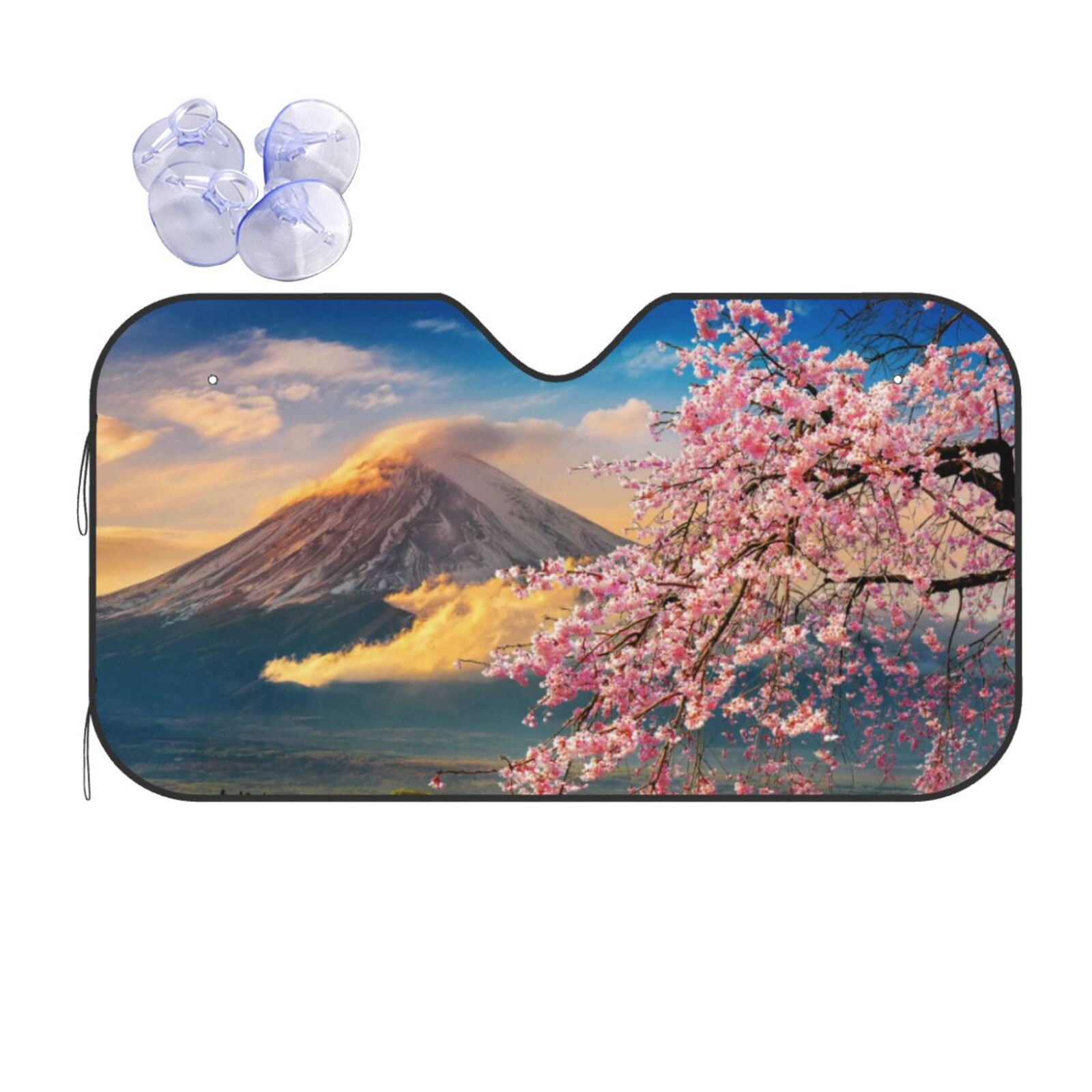 Disketp Windshield Sun Shade, Car Sun Shade For Front Window Fuji ...