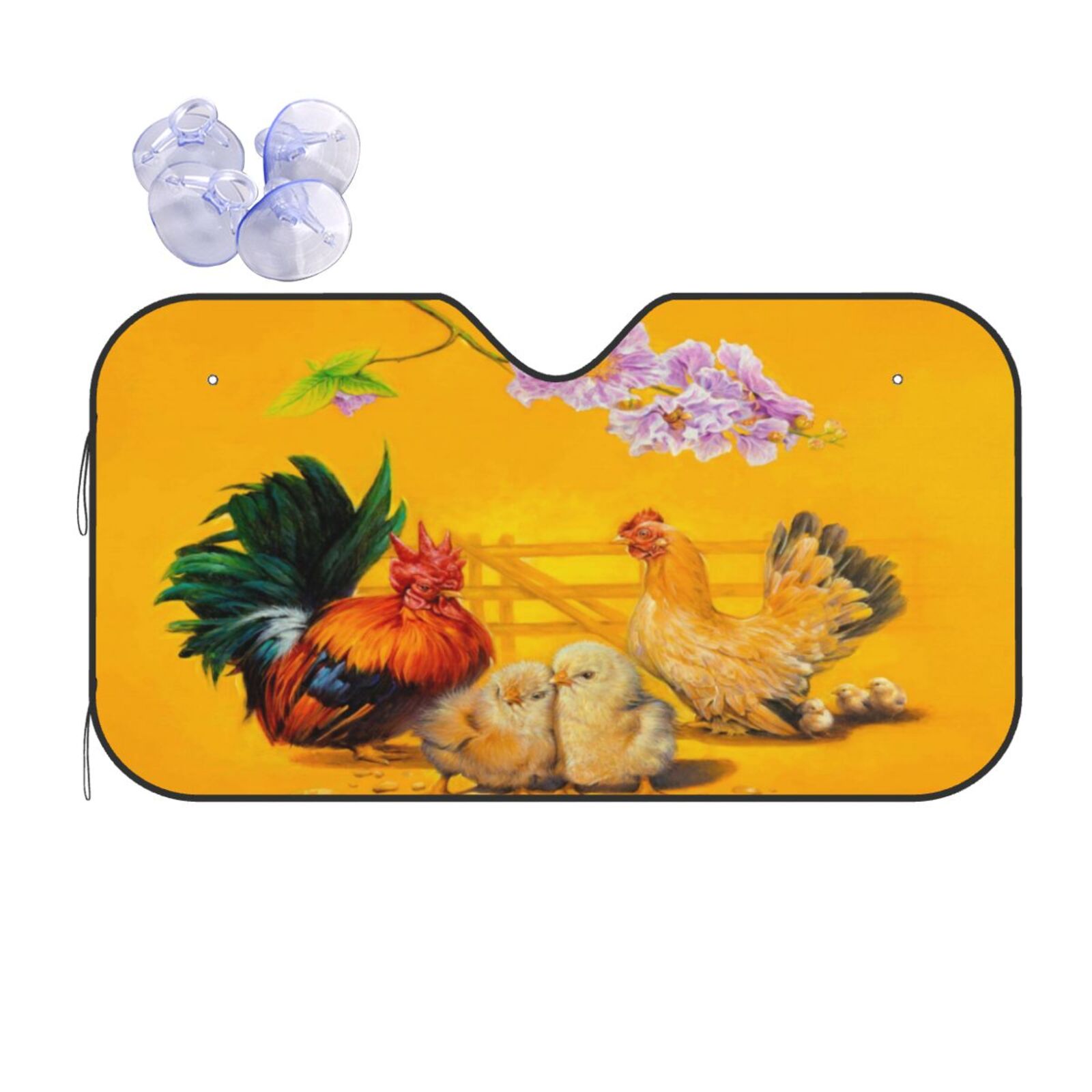 Disketp Windshield Sun Shade, Car Sun Shade For Front Window The ...