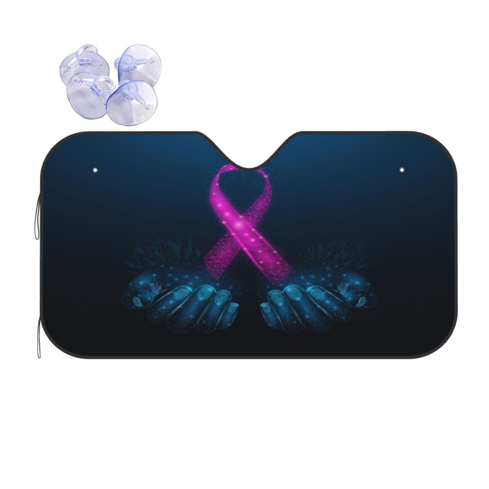 Disketp Windshield Sun Shade, Car Sun Shade For Front Window Two Human ...