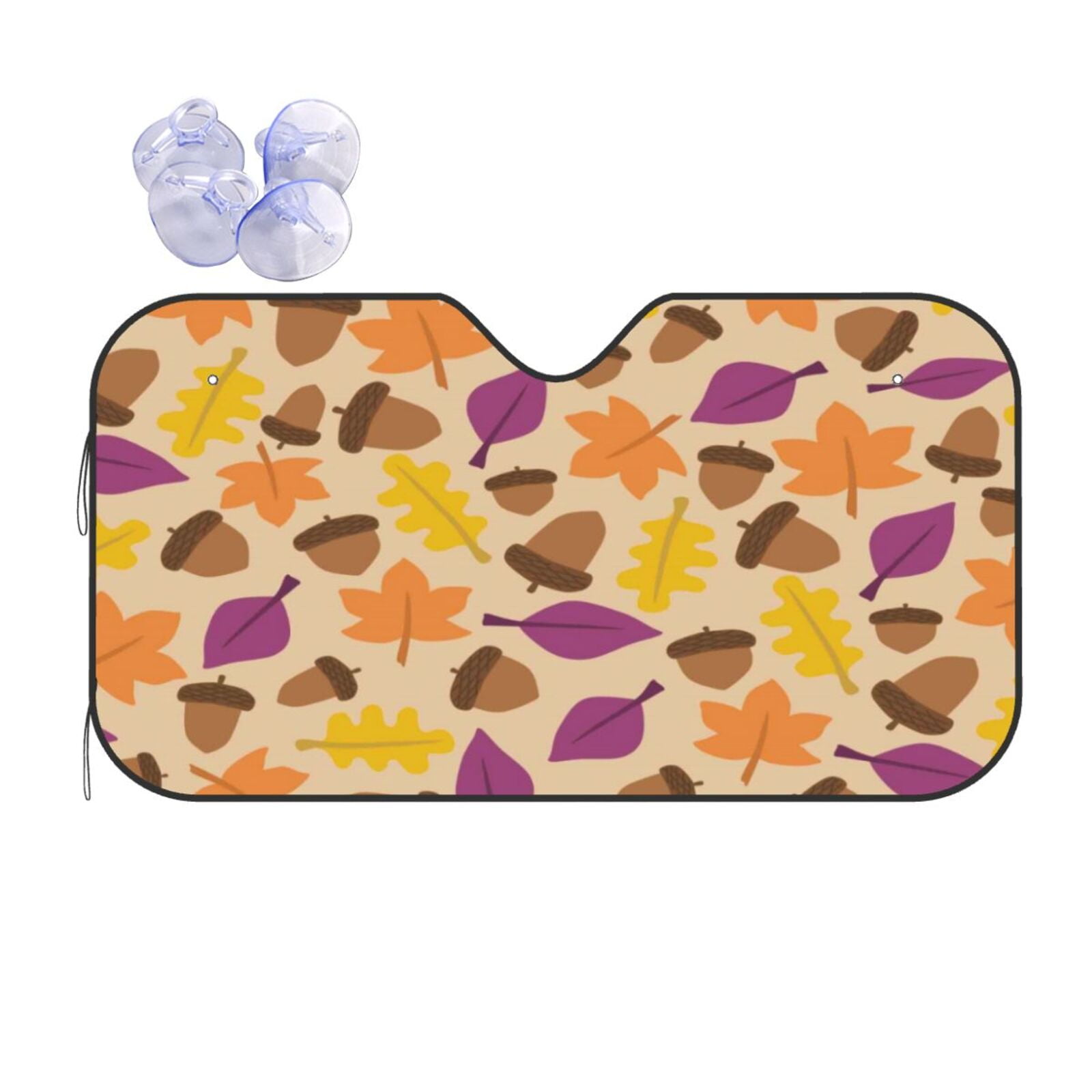 Disketp Windshield Sun Shade, Car Sun Shade For Front Window Acorn ...