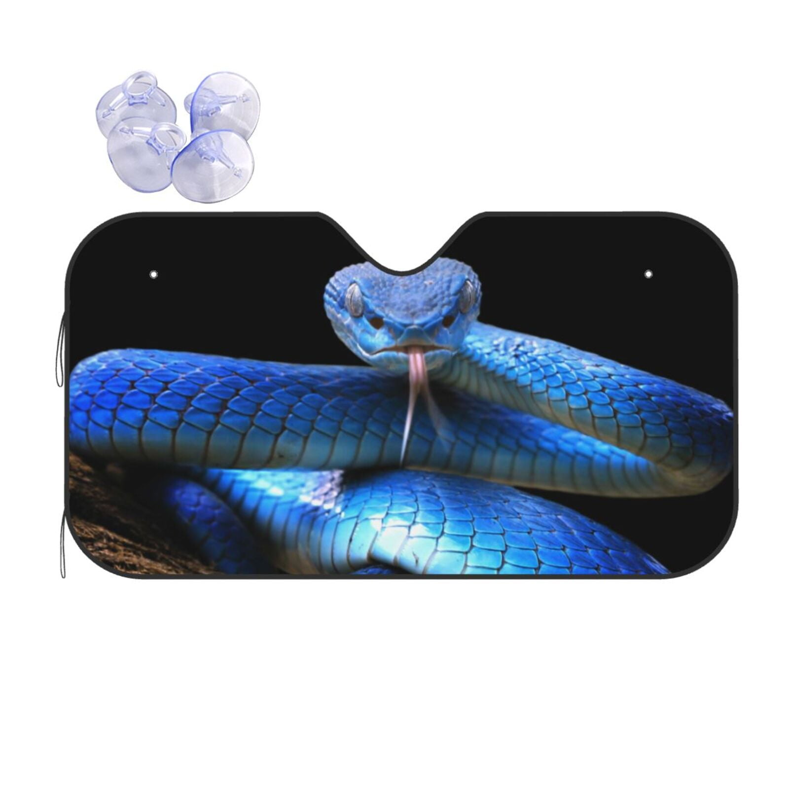 Disketp Windshield Sun Shade, Car Sun Shade For Front Window Blue Viper ...