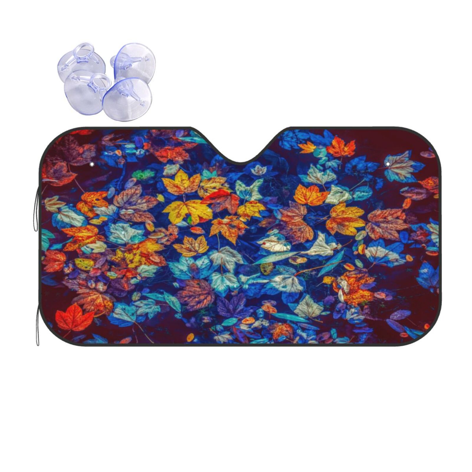 Disketp Windshield Sun Shade, Car Sun Shade For Front Window Colorful ...