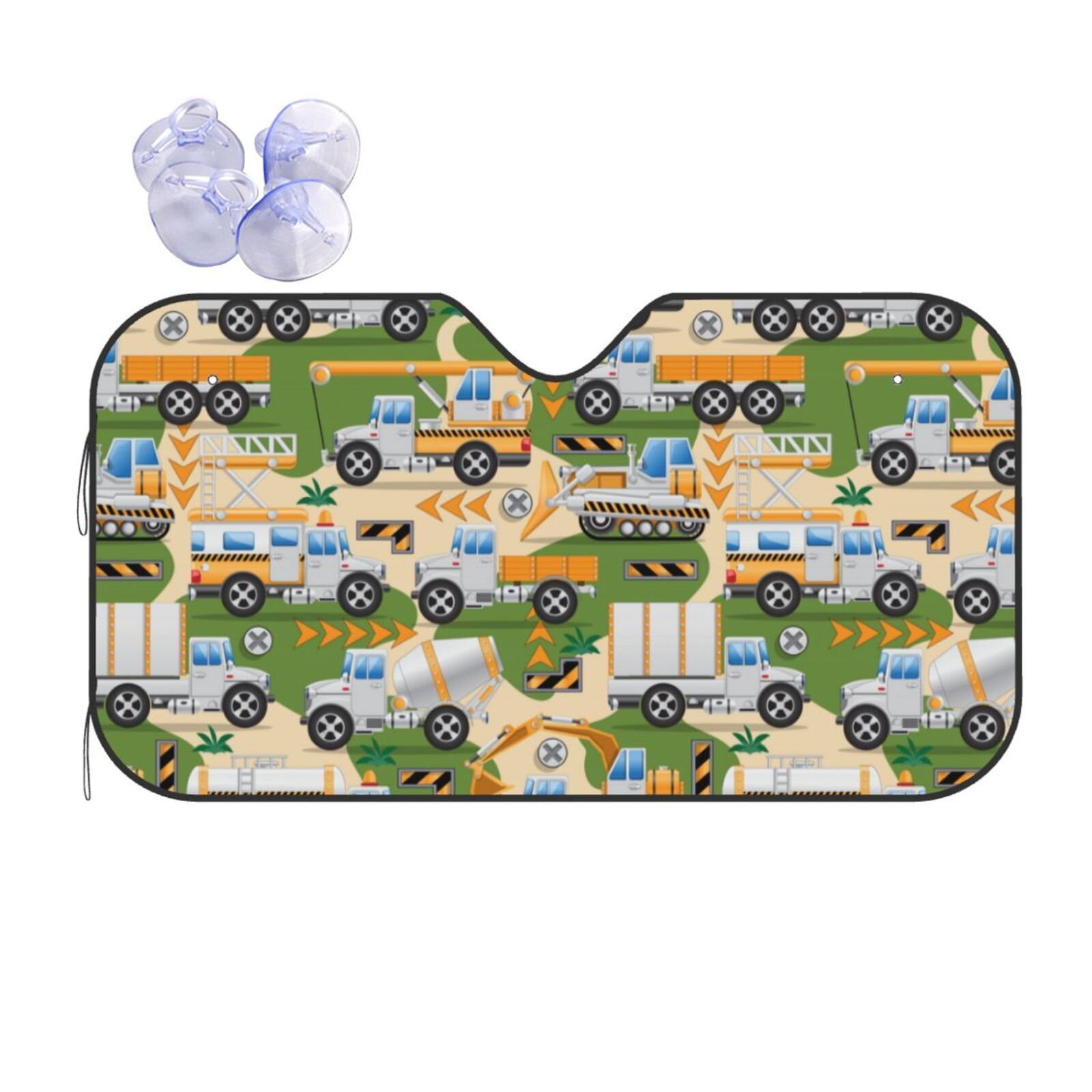 Disketp Windshield Sun Shade, Car Sun Shade For Front Window ...