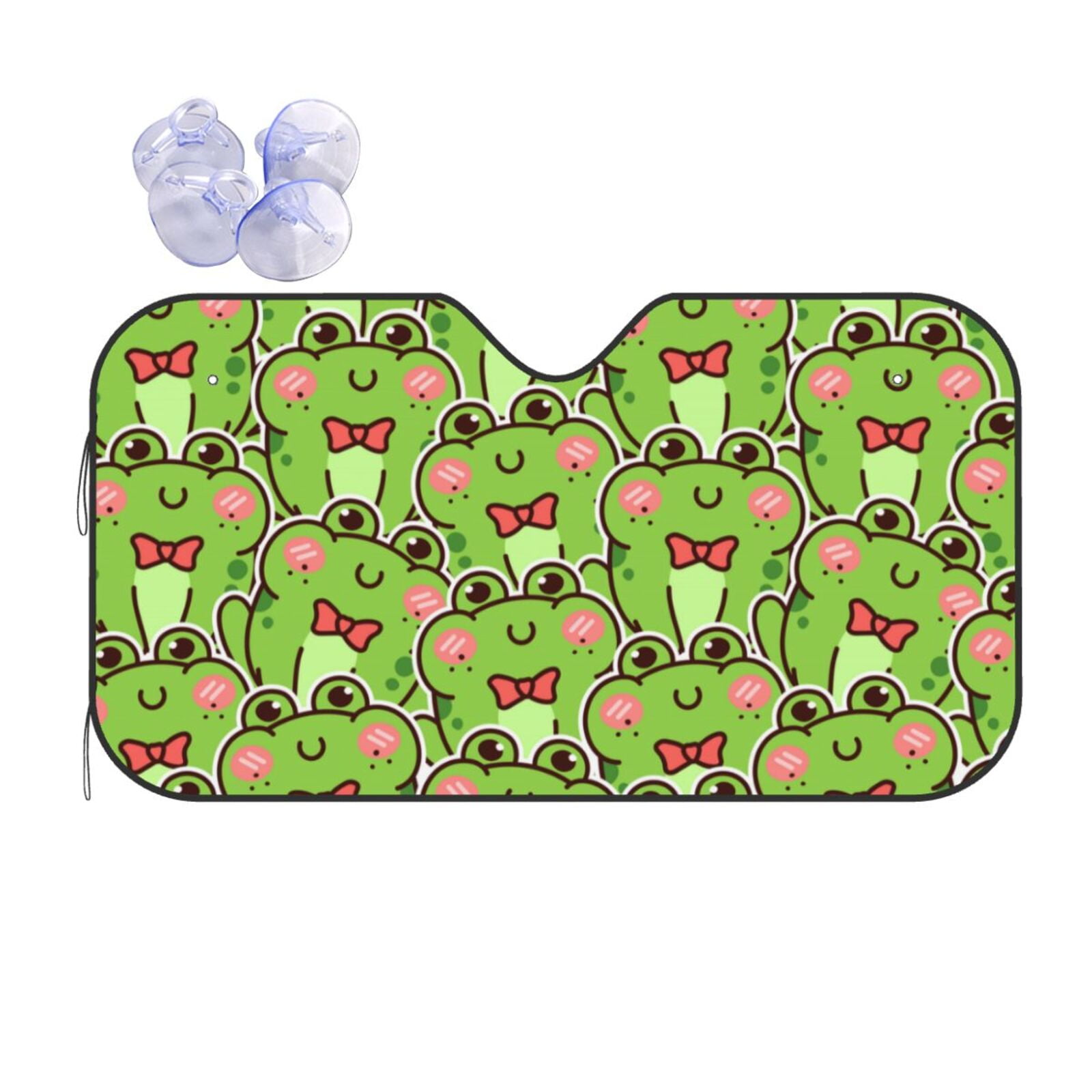 Disketp Windshield Sun Shade, Car Sun Shade For Front Window Cute Green ...