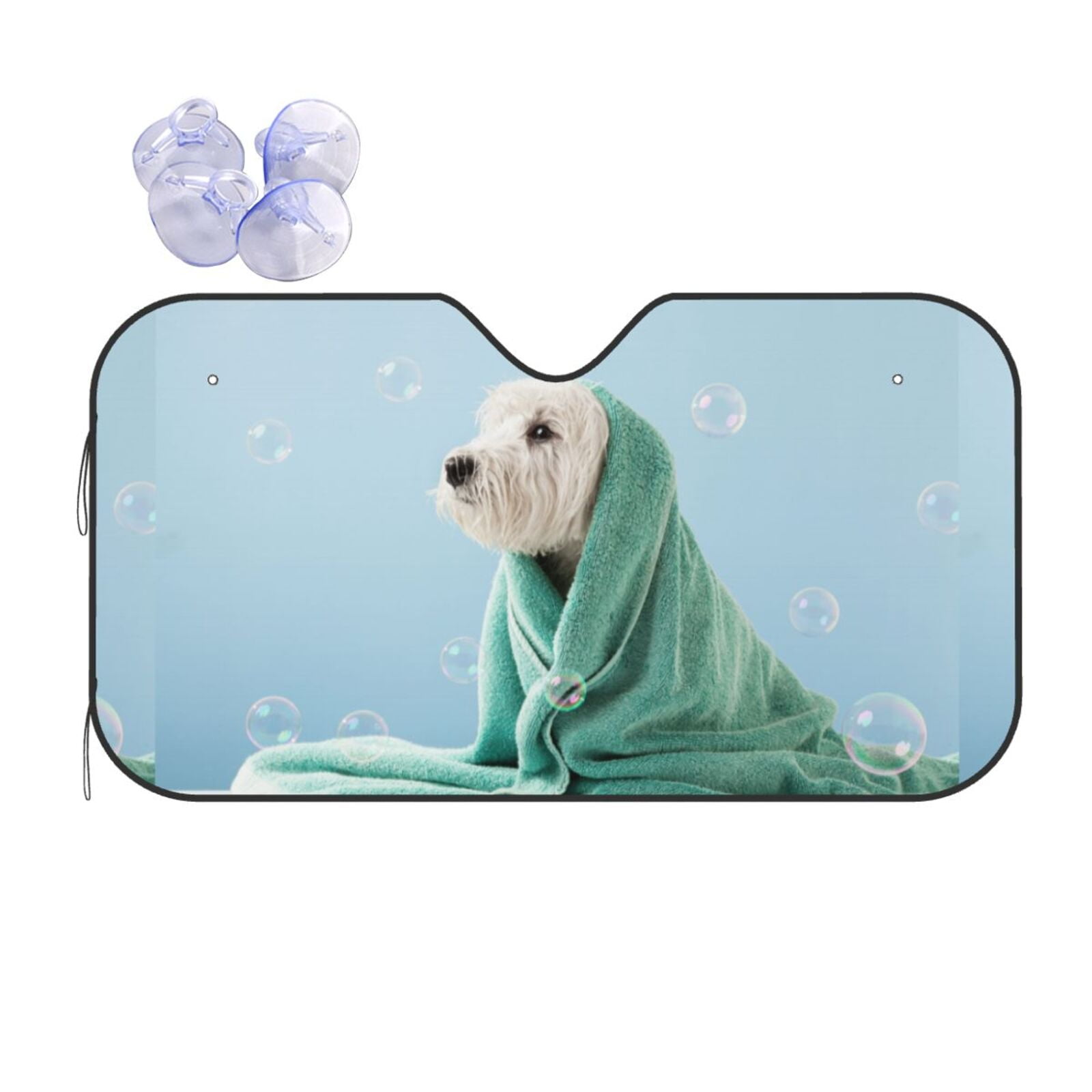 Disketp Windshield Sun Shade, Car Sun Shade For Front Window Dog ...