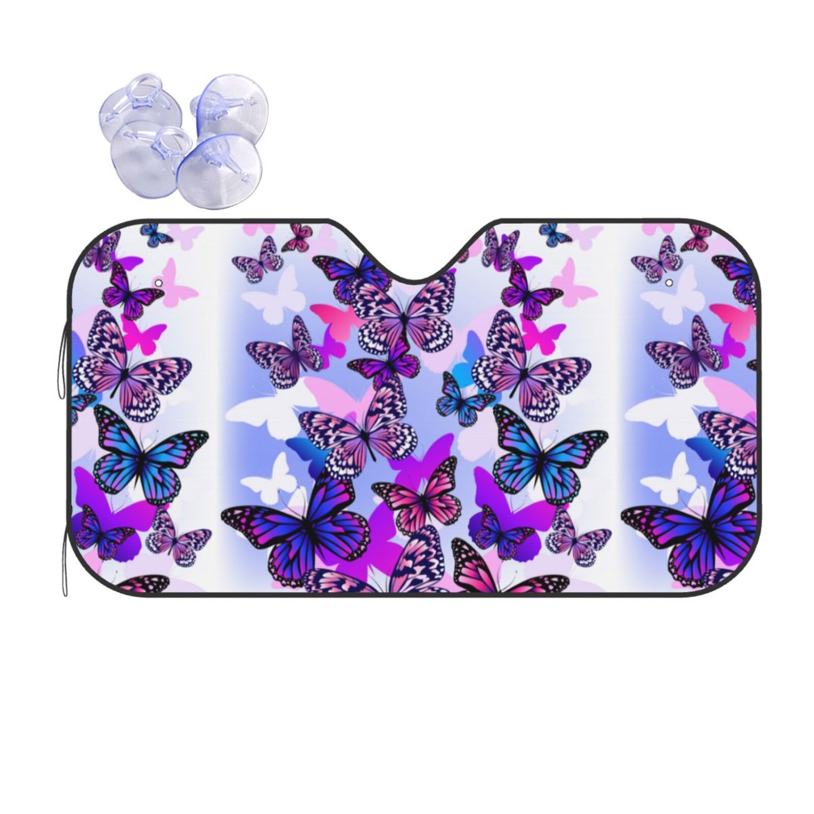 Disketp Windshield Sun Shade, Car Sun Shade For Front Window Flying ...