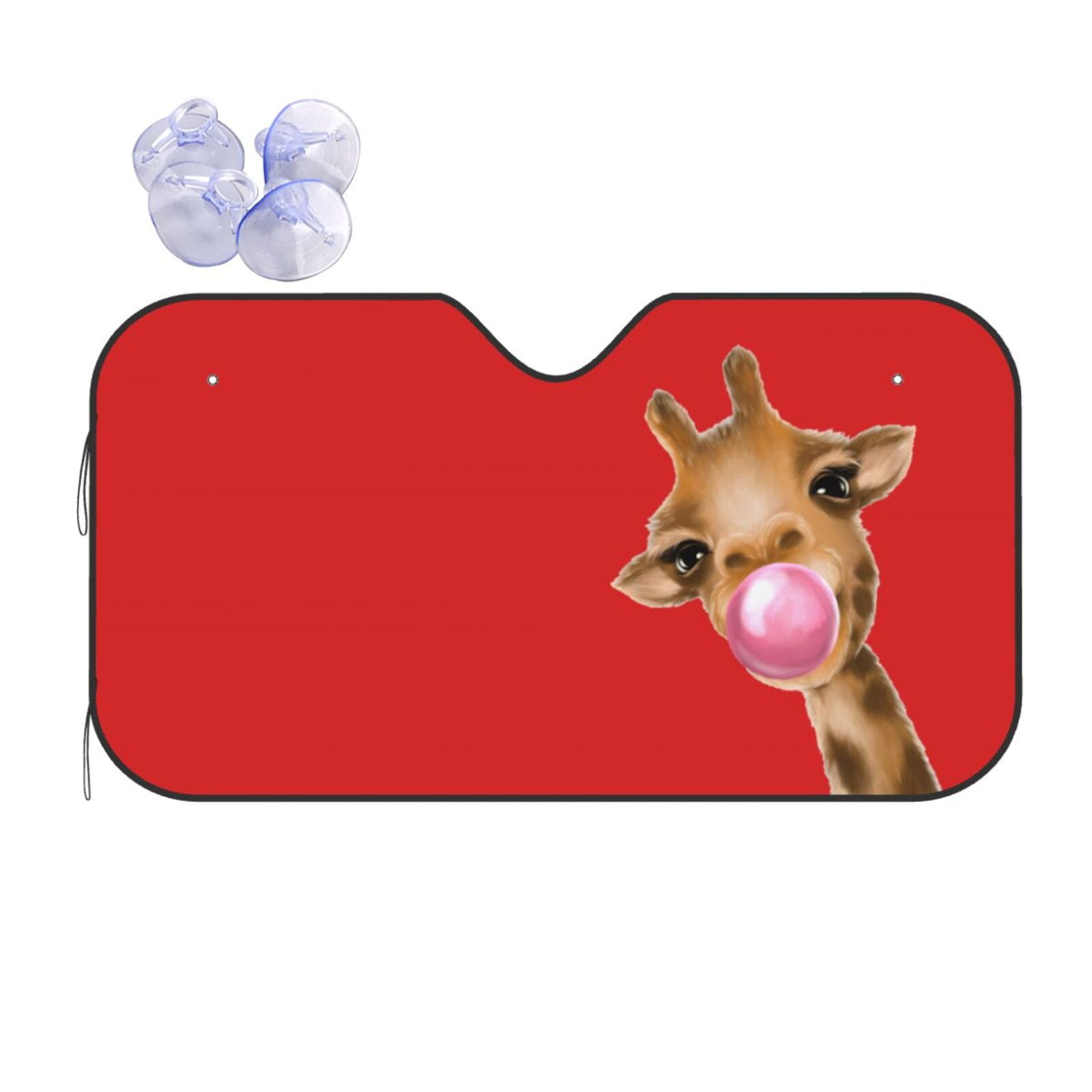 Disketp Windshield Sun Shade, Car Sun Shade For Front Window Funny ...