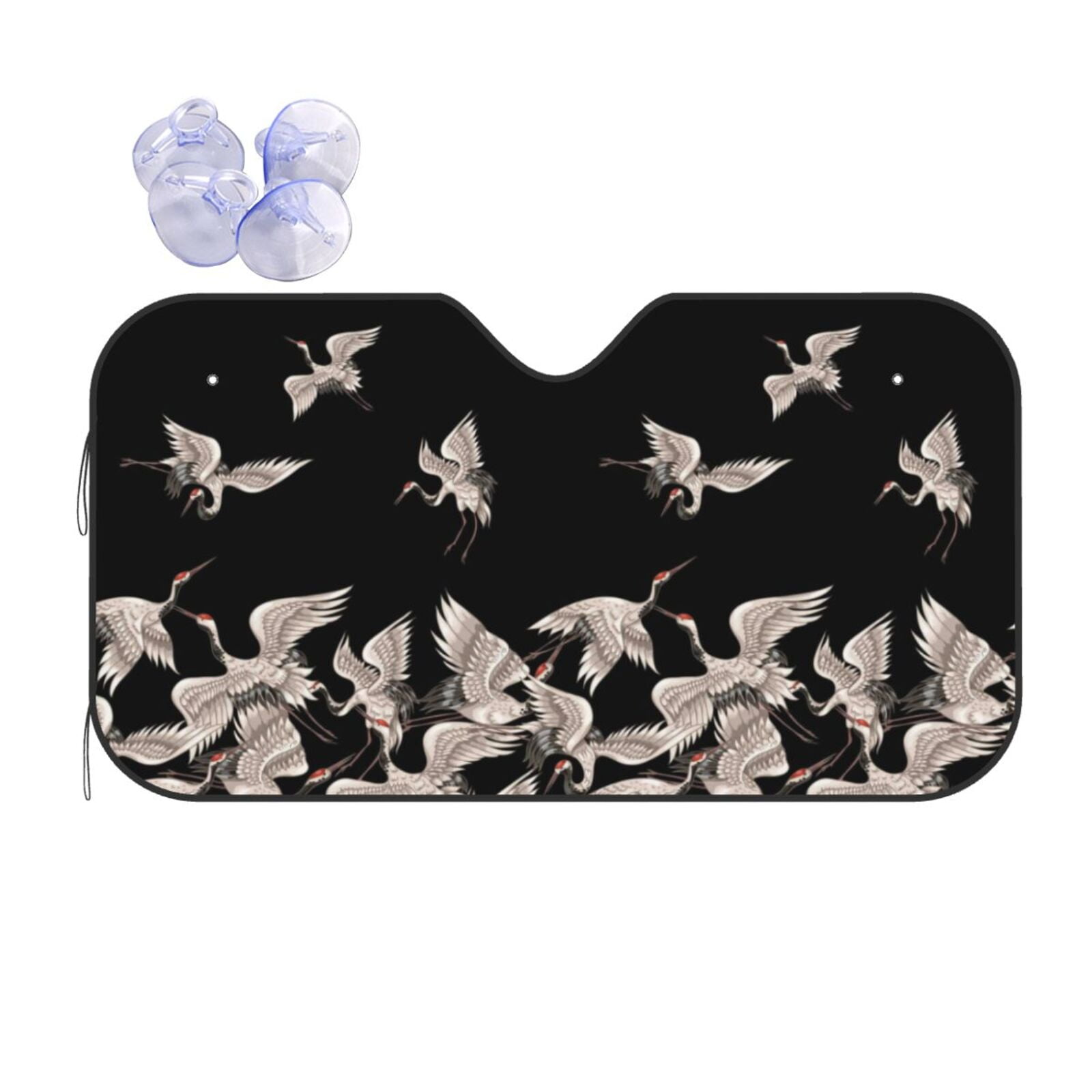 Disketp Windshield Sun Shade, Car Sun Shade For Front Window Japanese ...