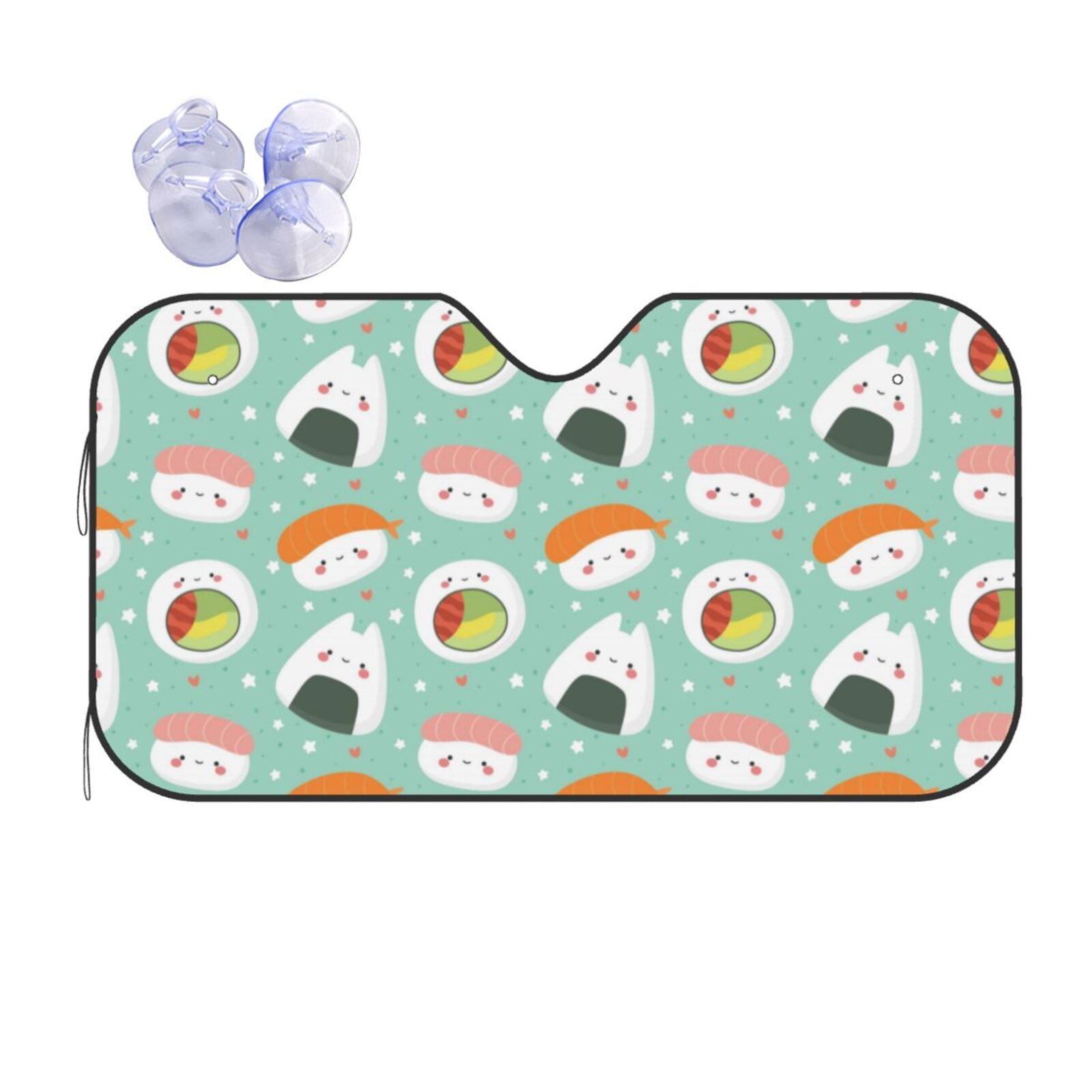 Disketp Windshield Sun Shade, Car Sun Shade For Front Window Kawaii ...
