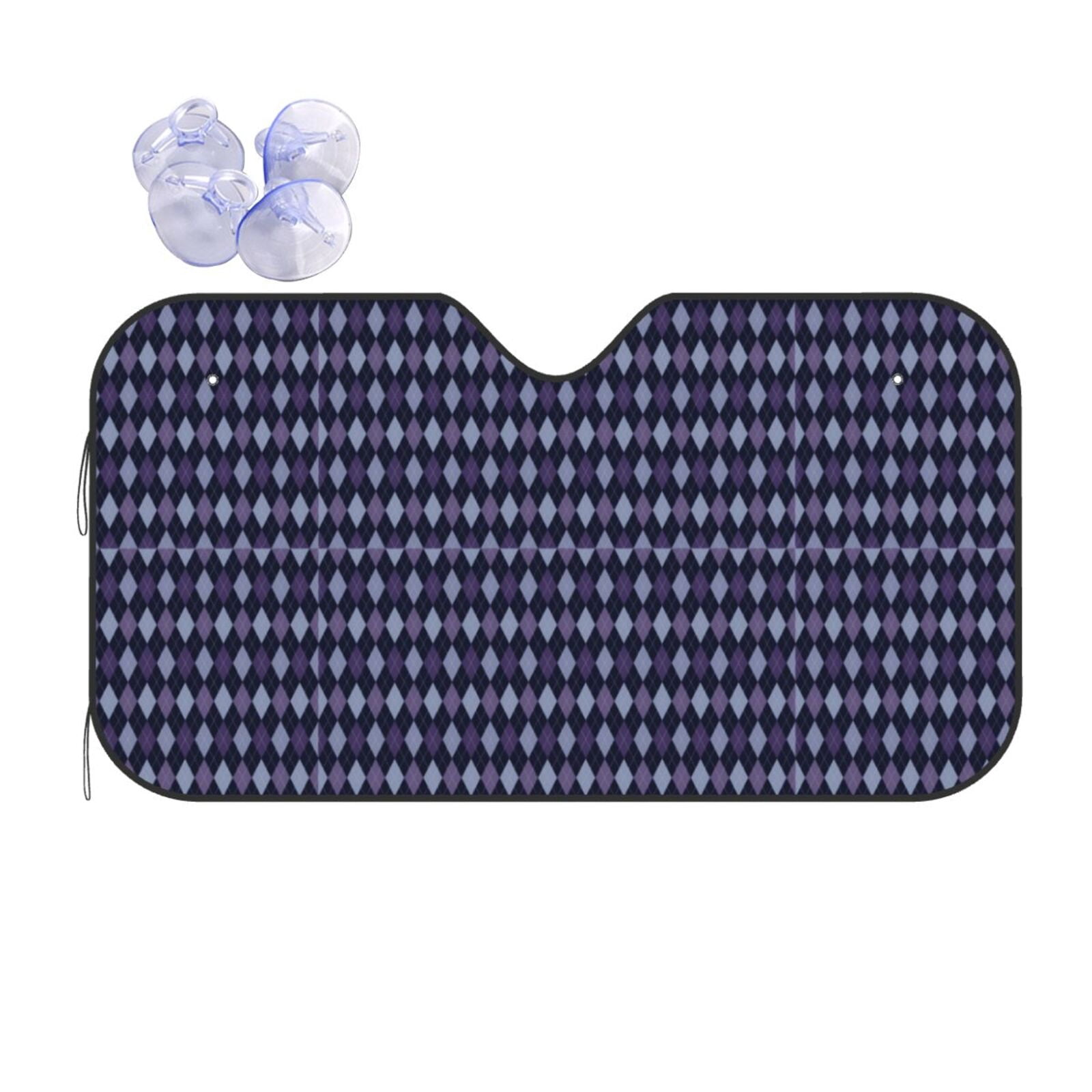Disketp Windshield Sun Shade, Car Sun Shade For Front Window Purple And ...