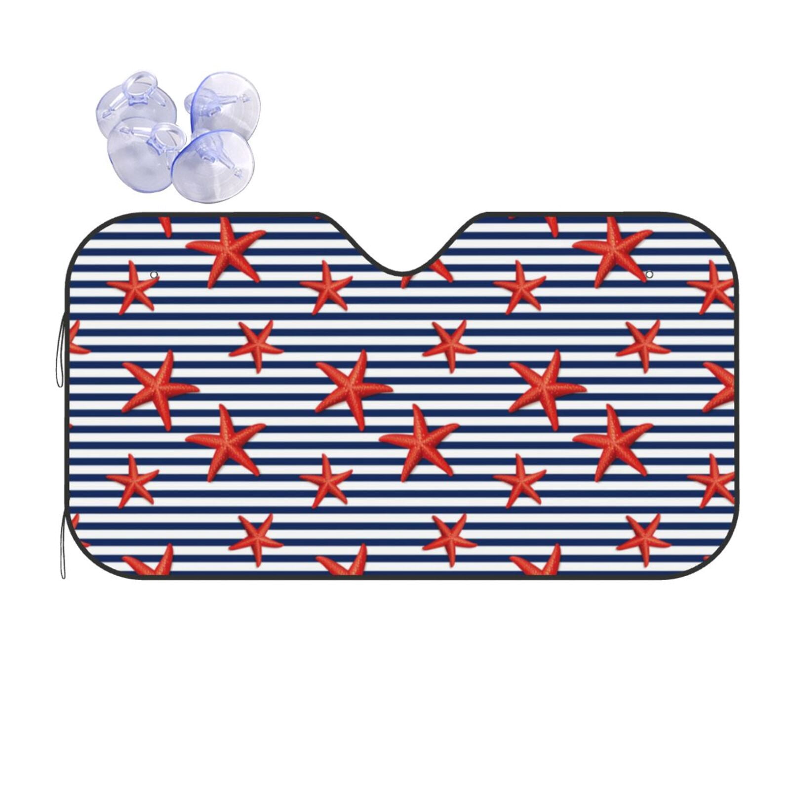 Disketp Windshield Sun Shade, Car Sun Shade For Front Window Starfish ...