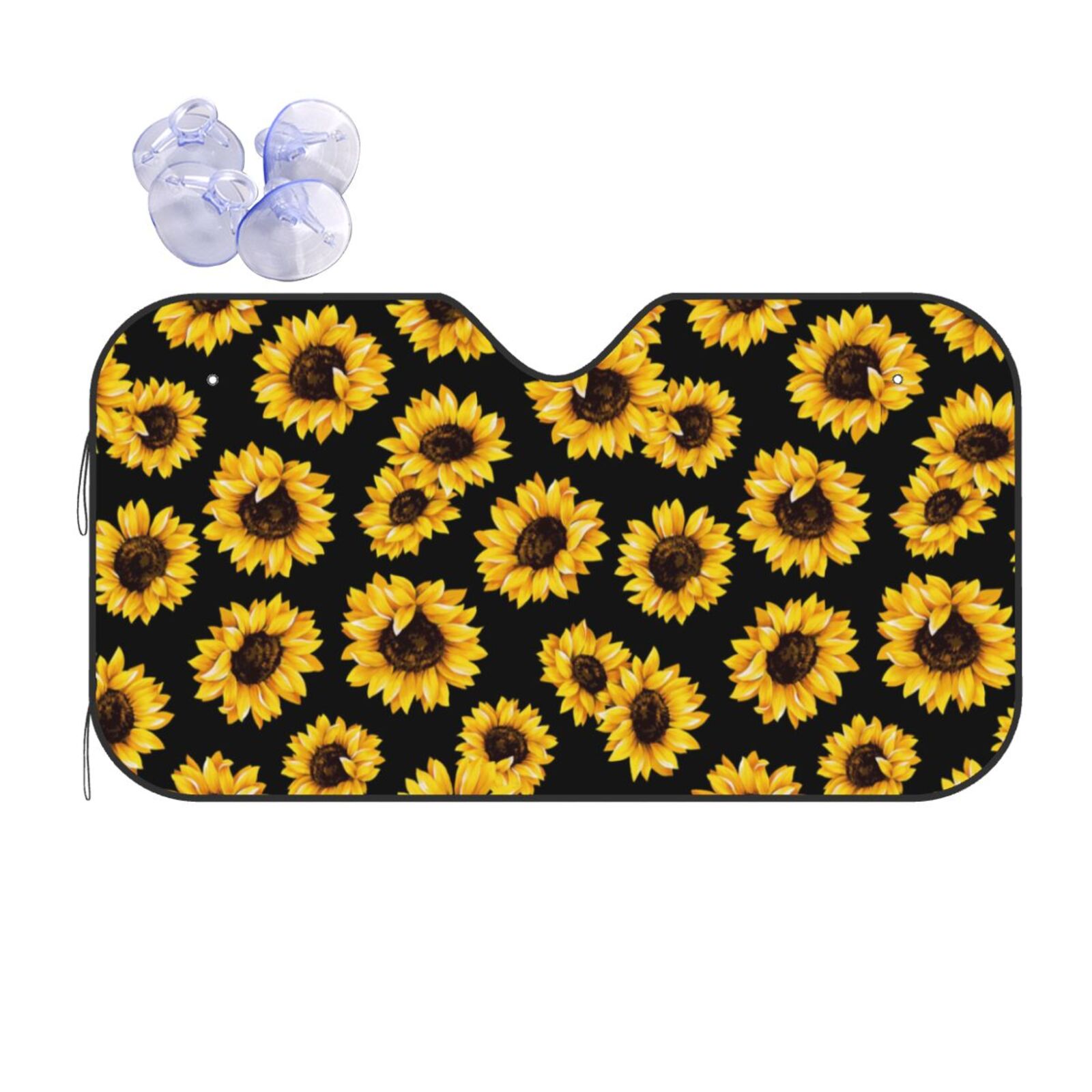 Disketp Windshield Sun Shade, Car Sun Shade For Front Window Sunflower ...