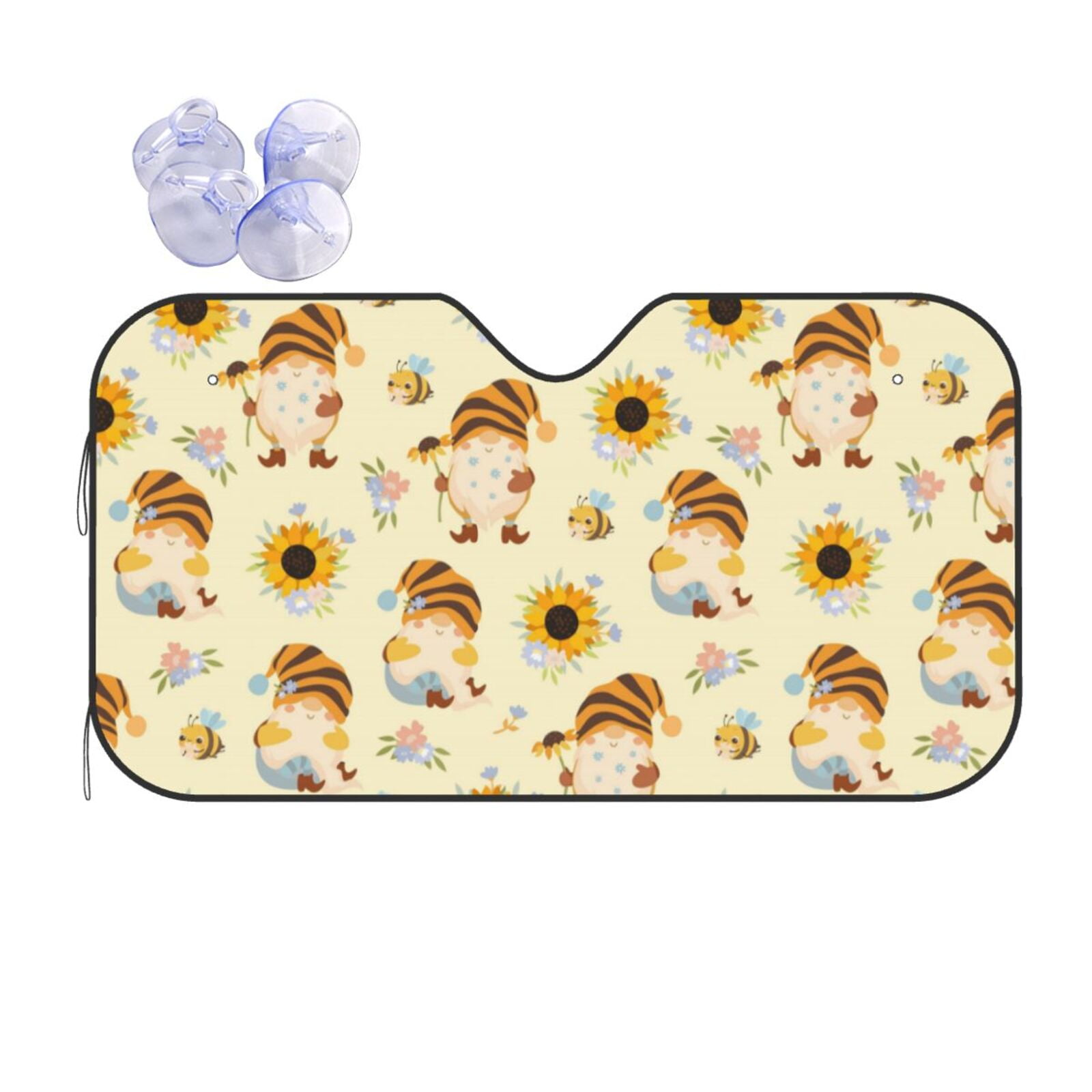 Disketp Windshield Sun Shade, Car Sun Shade For Front Window Watercolor ...