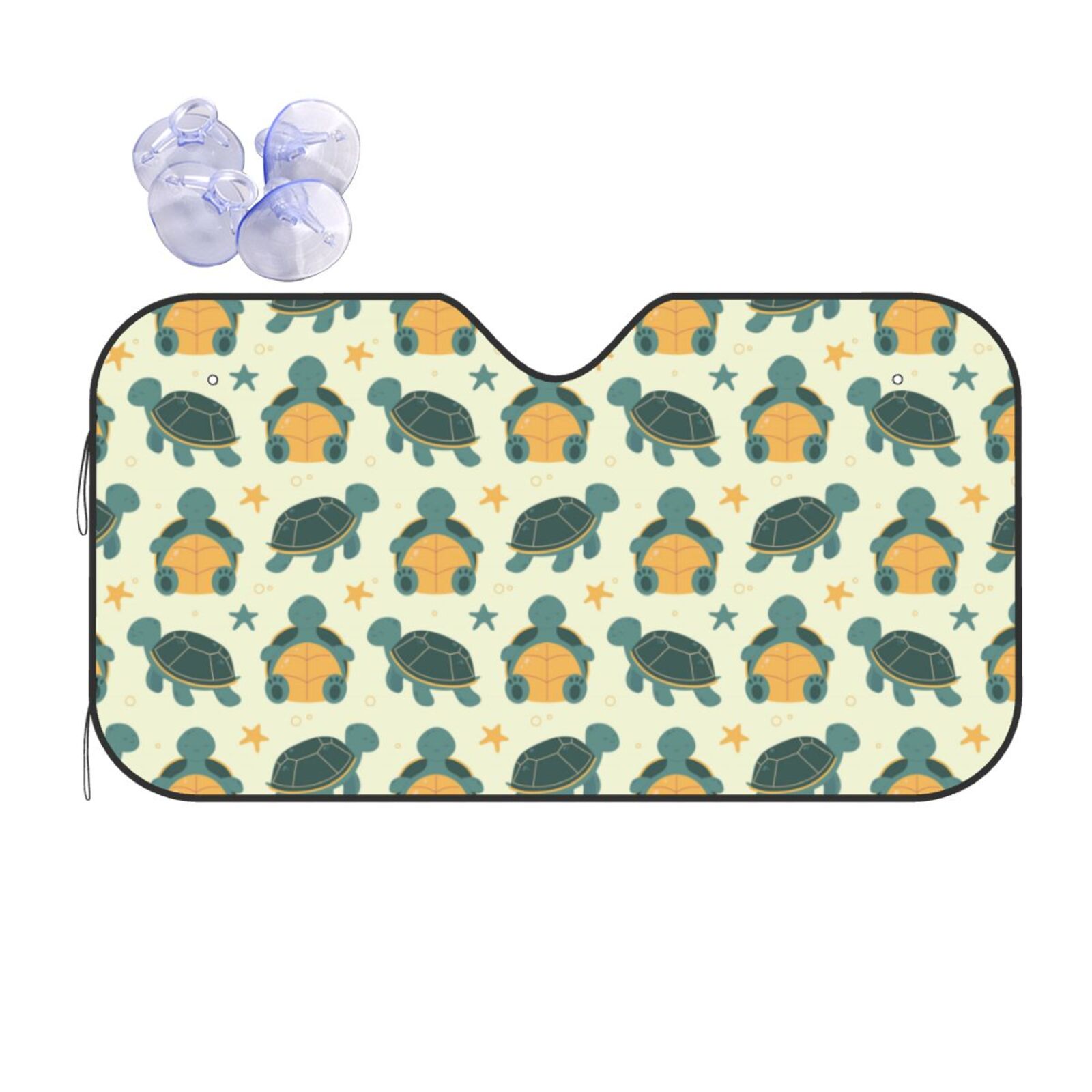 Disketp Windshield Sun Shade, Car Sun Shade for Front Window Cartoon ...