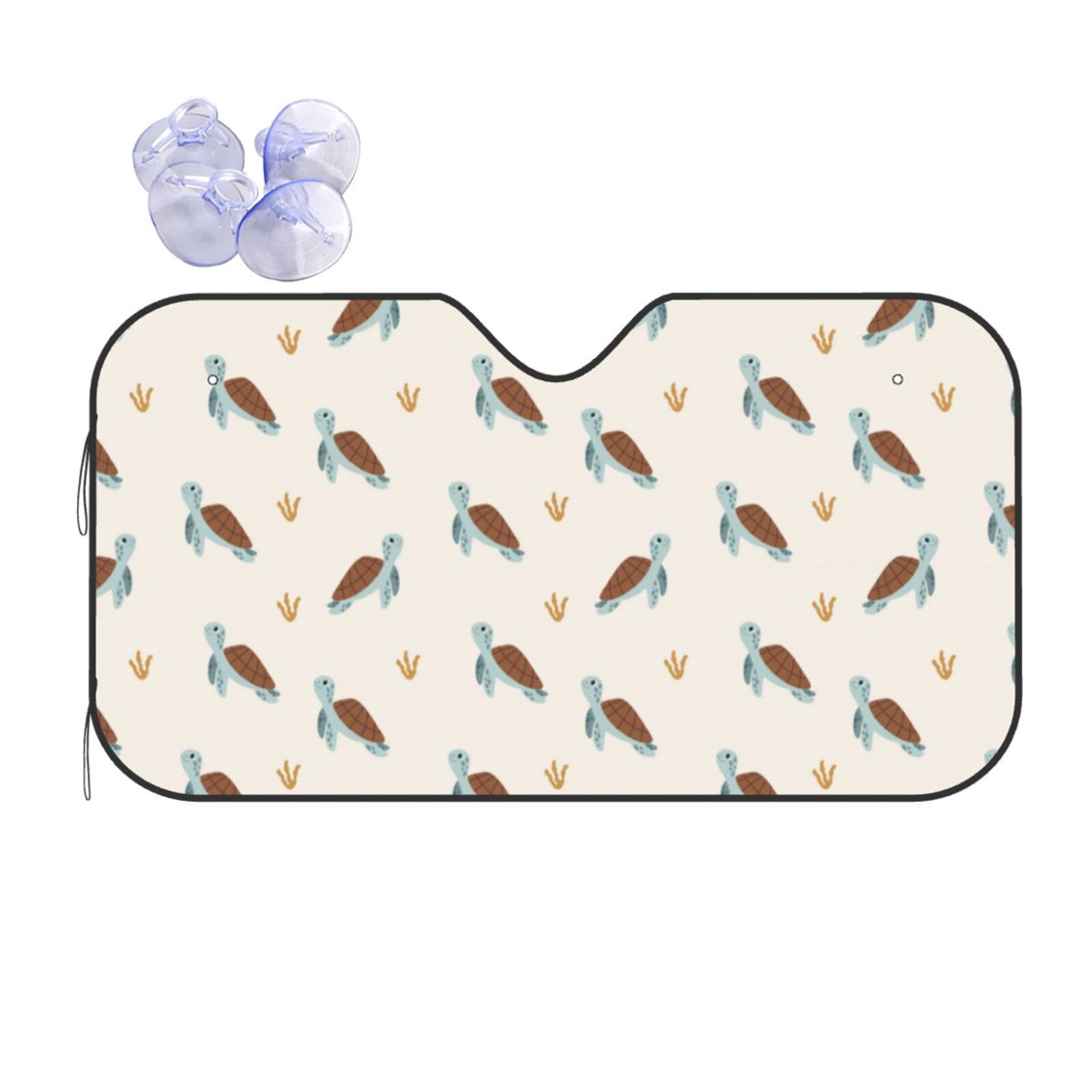 Disketp Windshield Sun Shade, Car Sun Shade for Front Window Sea Turtle ...