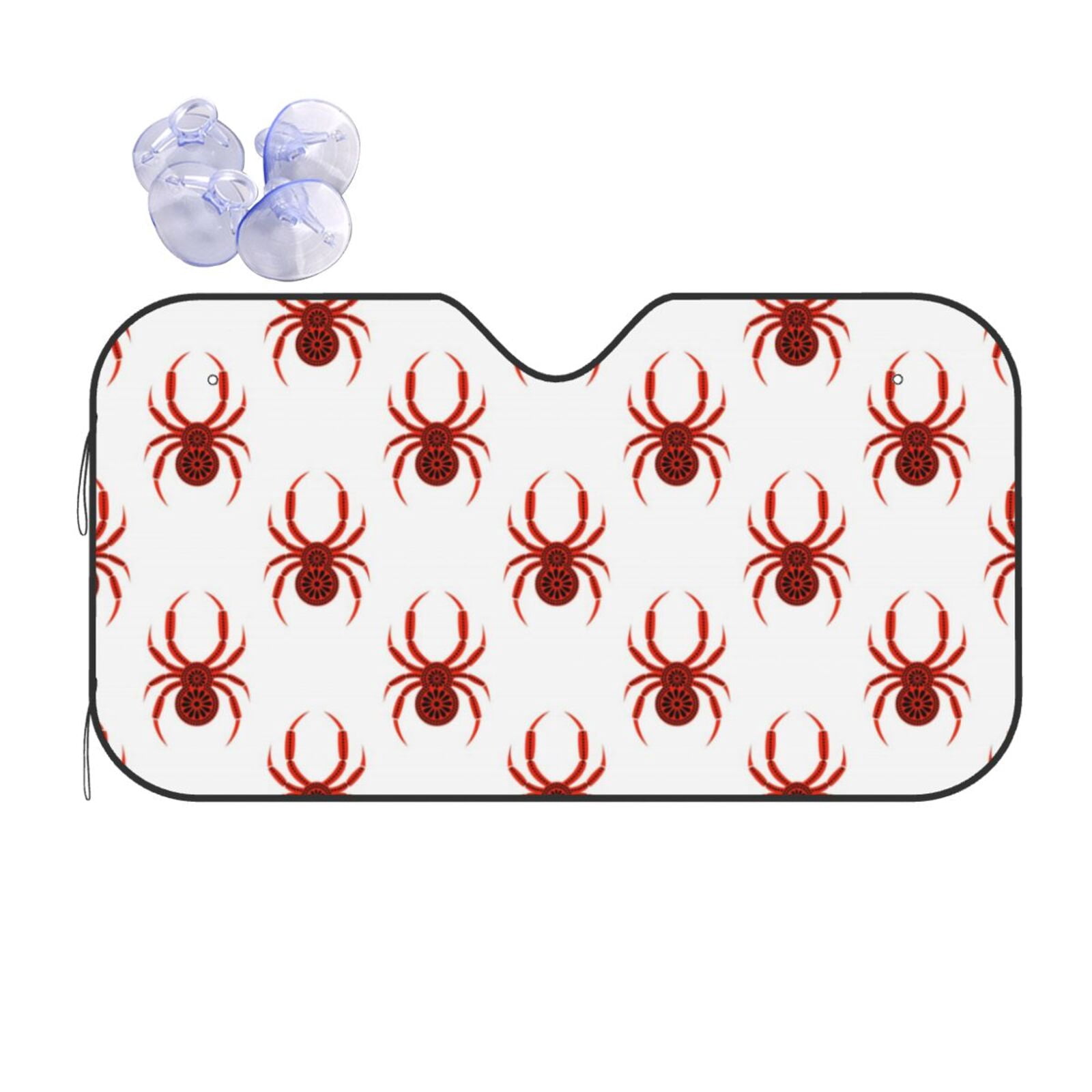 Disketp Windshield Sun Shade, Car Sun Shade for Front Window Spiders ...
