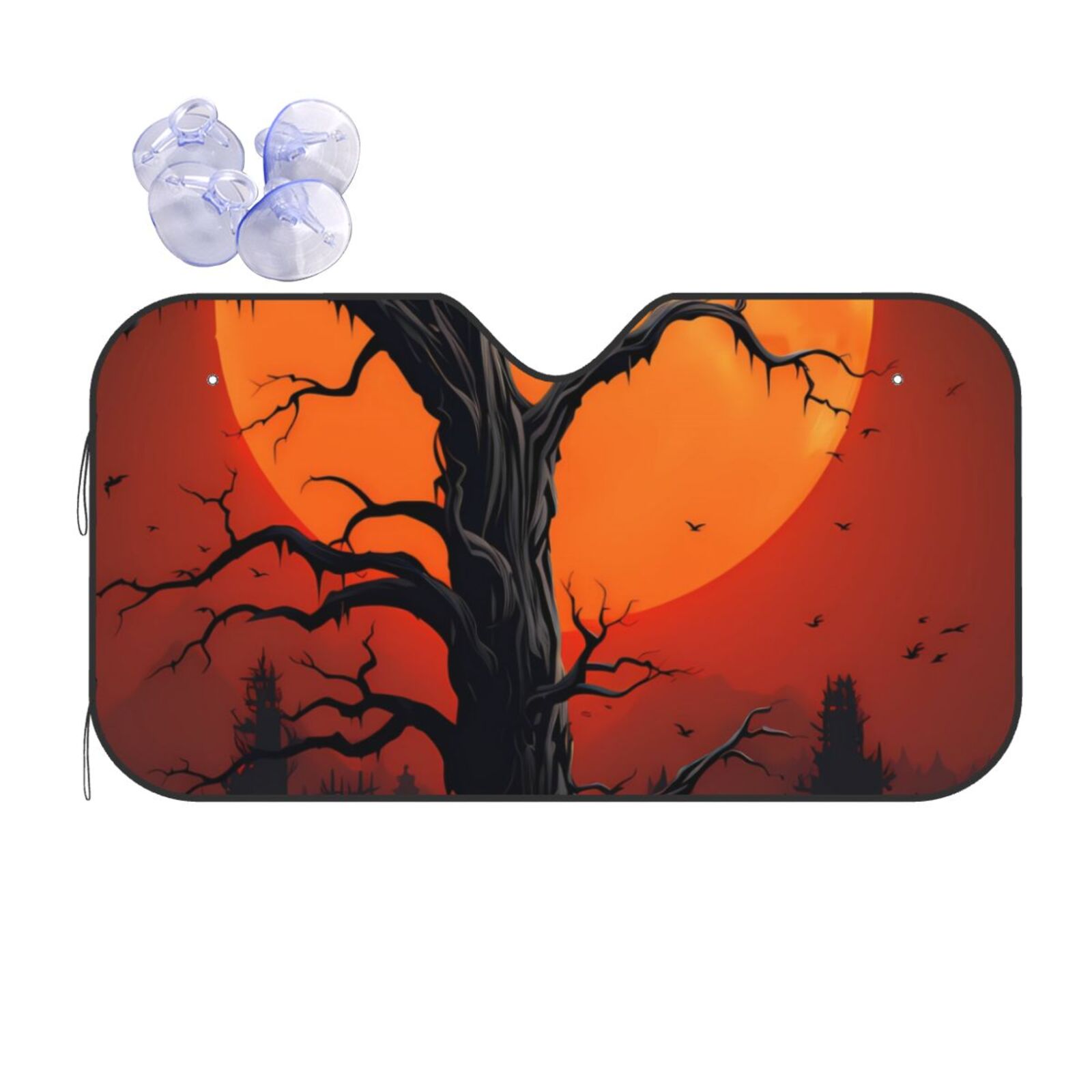 Disketp Windshield Sun Shade, Car Sun Shade for Front Window Yellow ...