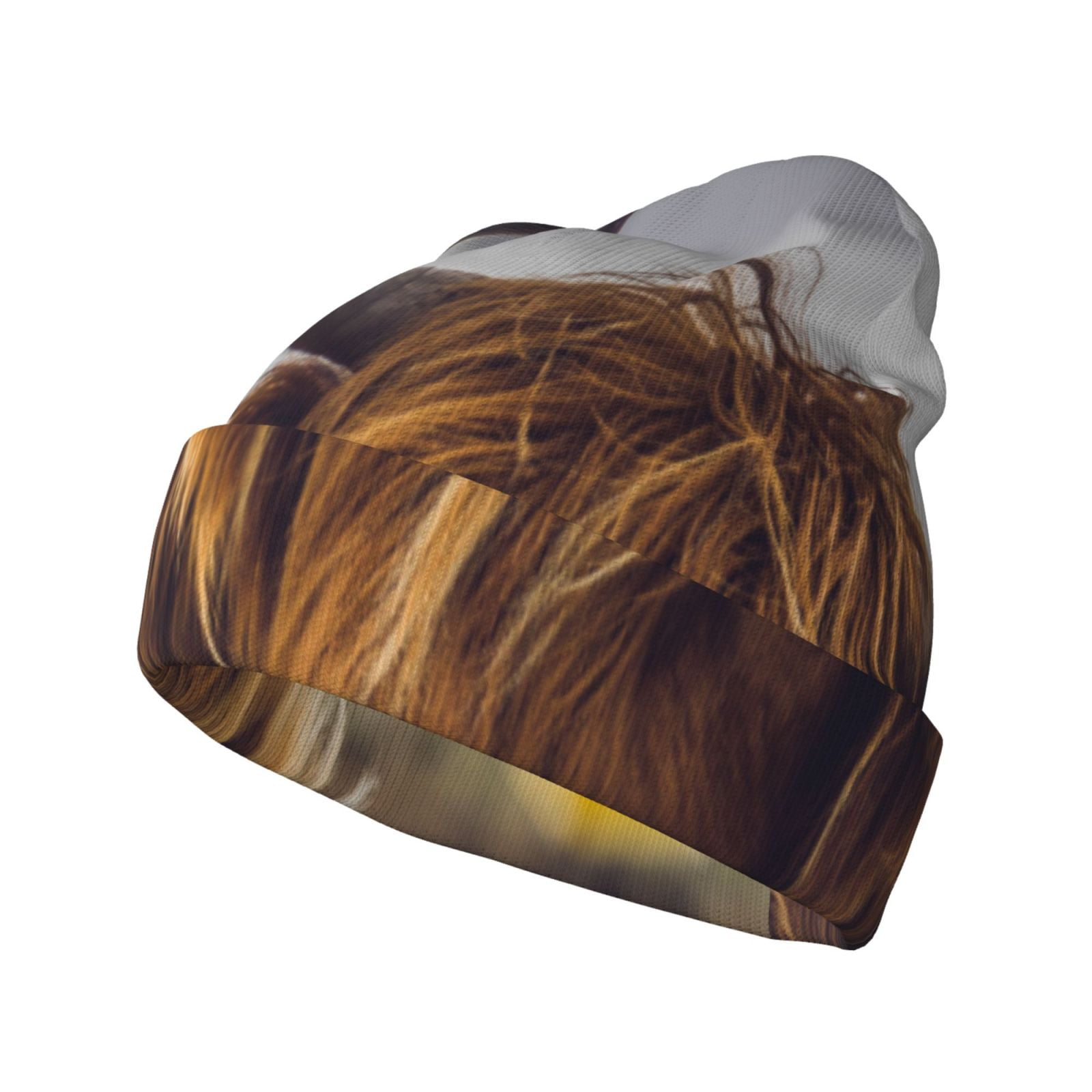 Disketp Yak Winter Beanie for Men Women Beanie Knit Hat Cuffed Cap ...