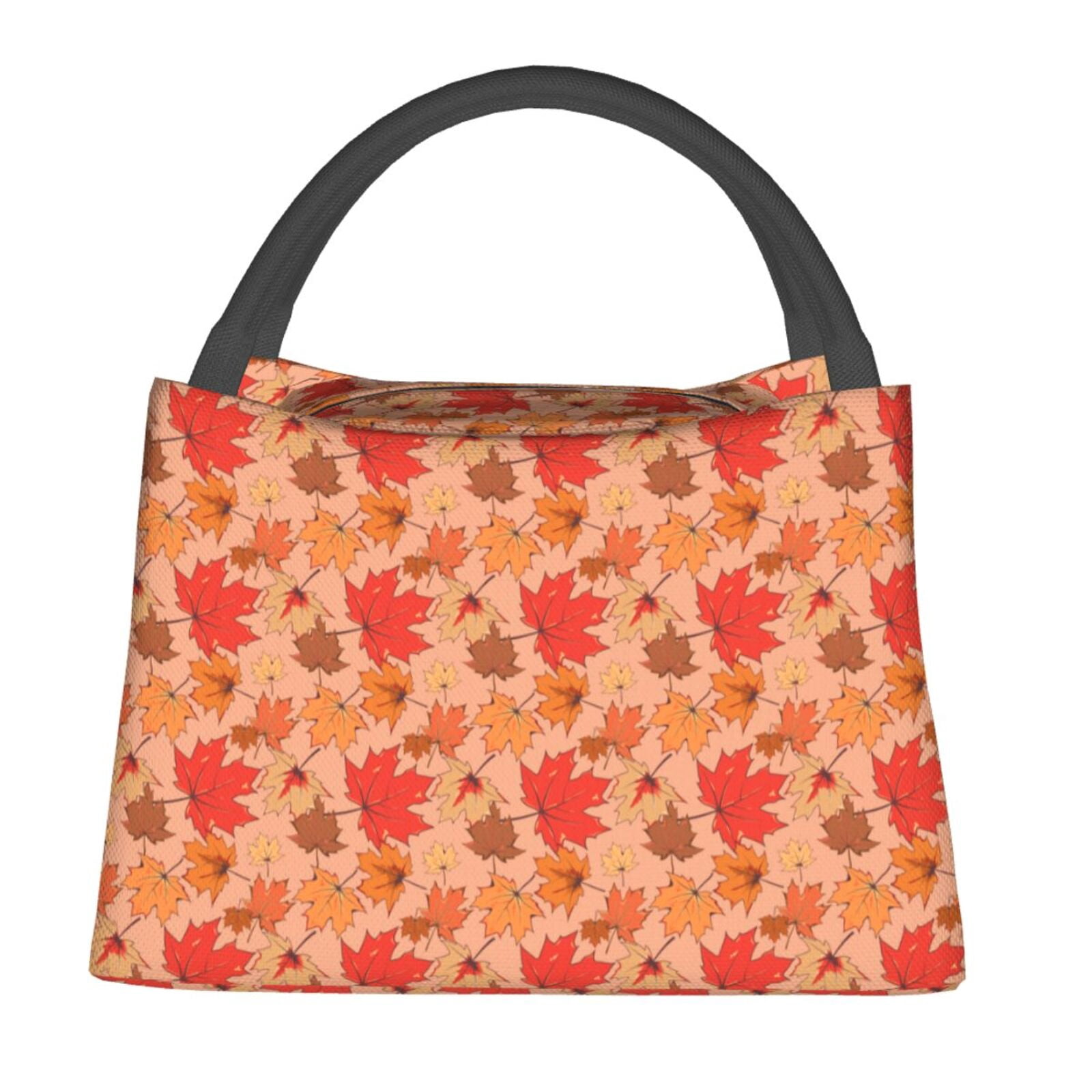 Disketp Yellow And Red Maple Leaves Insulated Bags, Insulated Cooler ...
