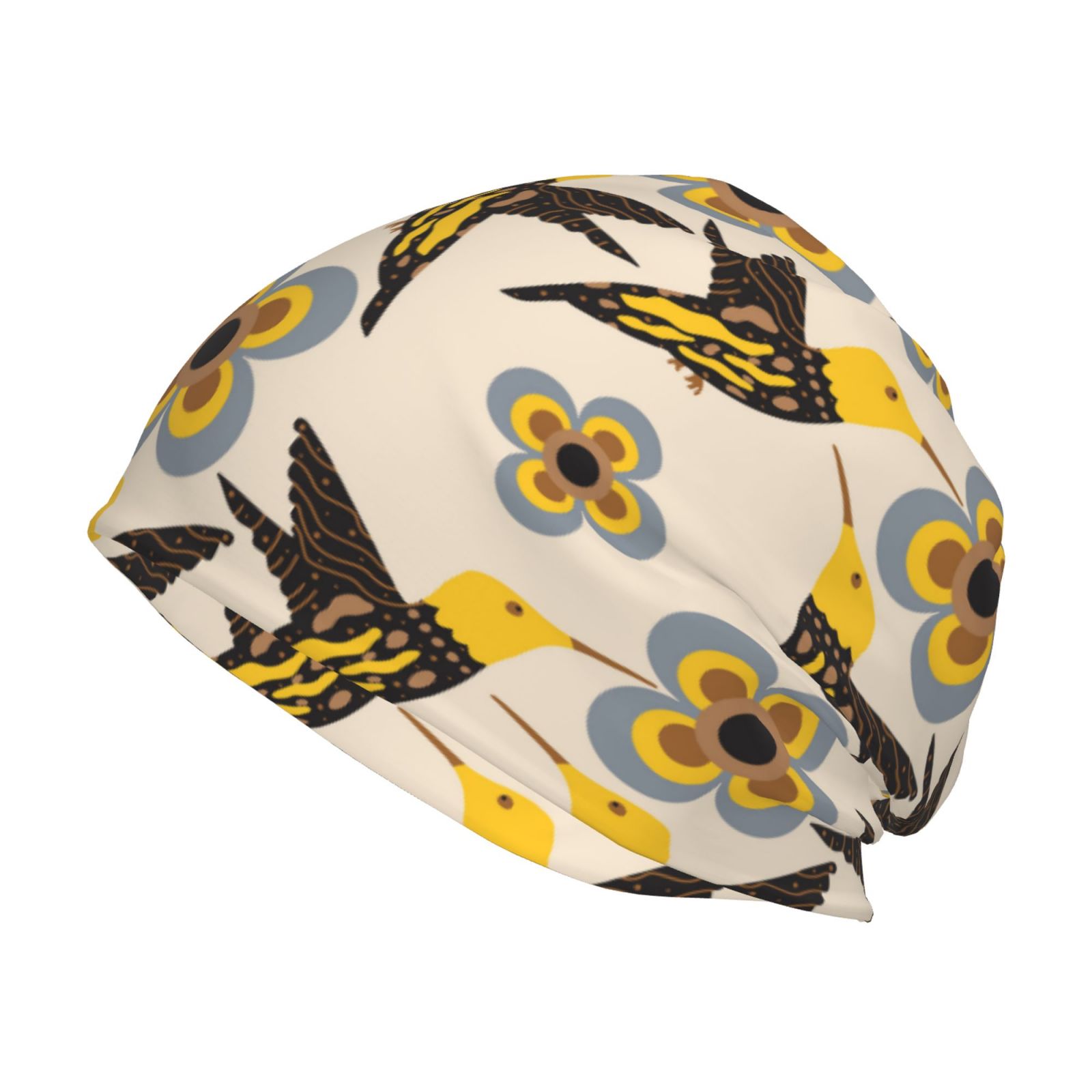 Disketp Yellow Flowers Hummingbird Unisex Knit Hats Beanies Hats for ...