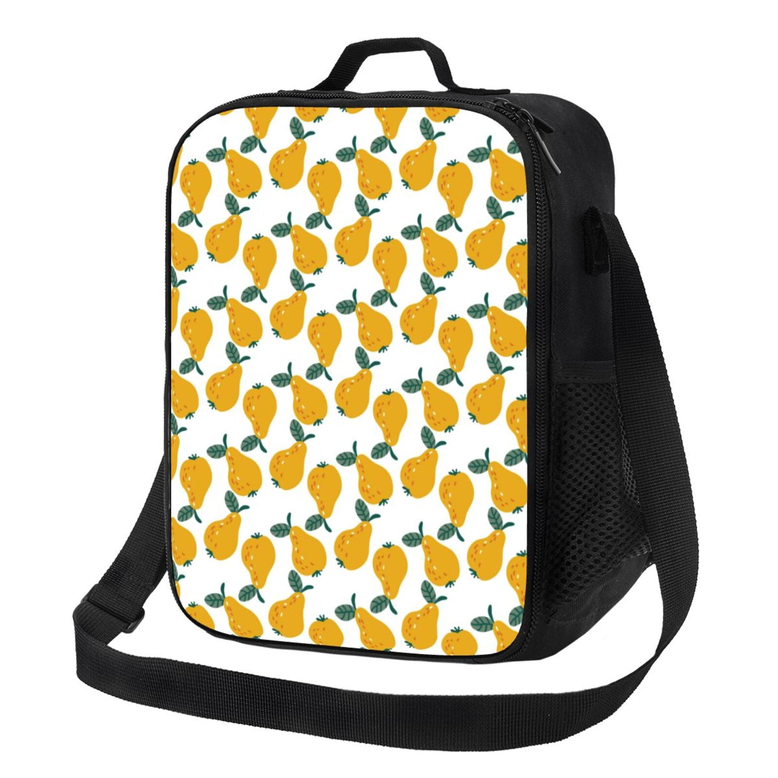 Disketp Yellow Pears Insulated Lunch Bag Lunch Box - Lunch Bag for Men ...