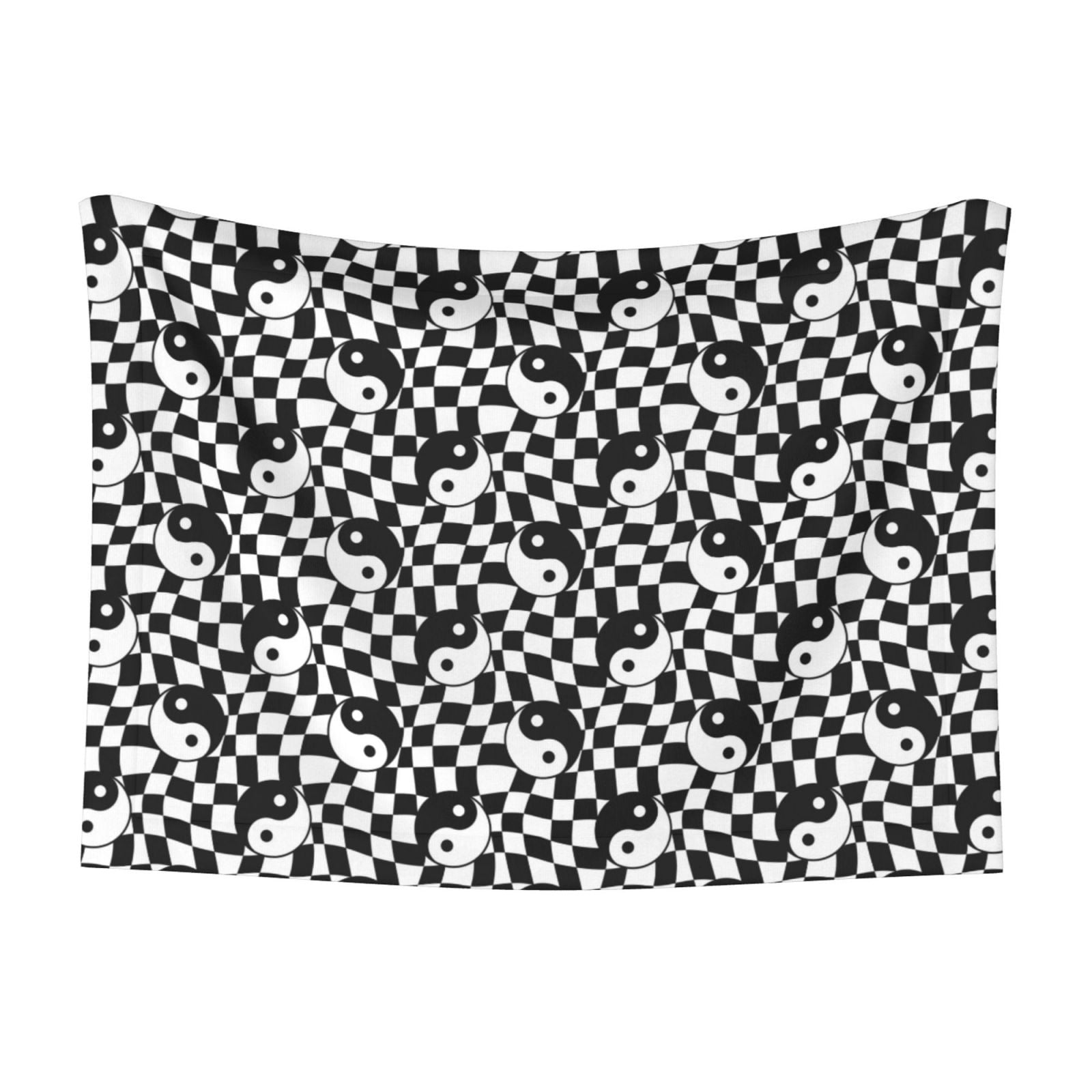 Disketp Ying Yang Checkered Dog Blanket/Bed Cover for Dogs and Cats ...