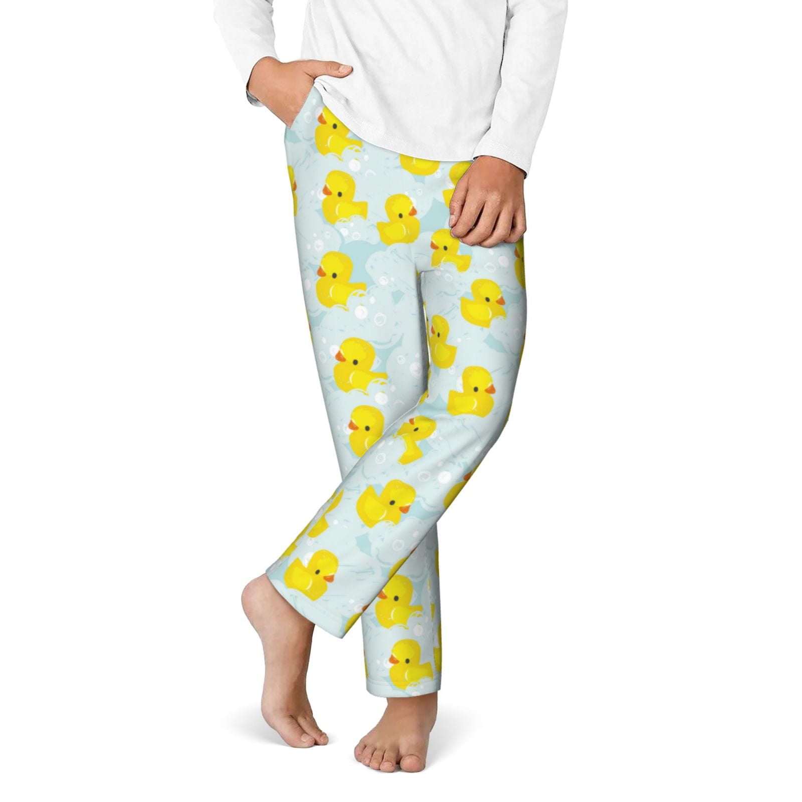 Disketp cute rubber duck for Teenagers' Pajama Pants ,Lounge Pants Teen ...