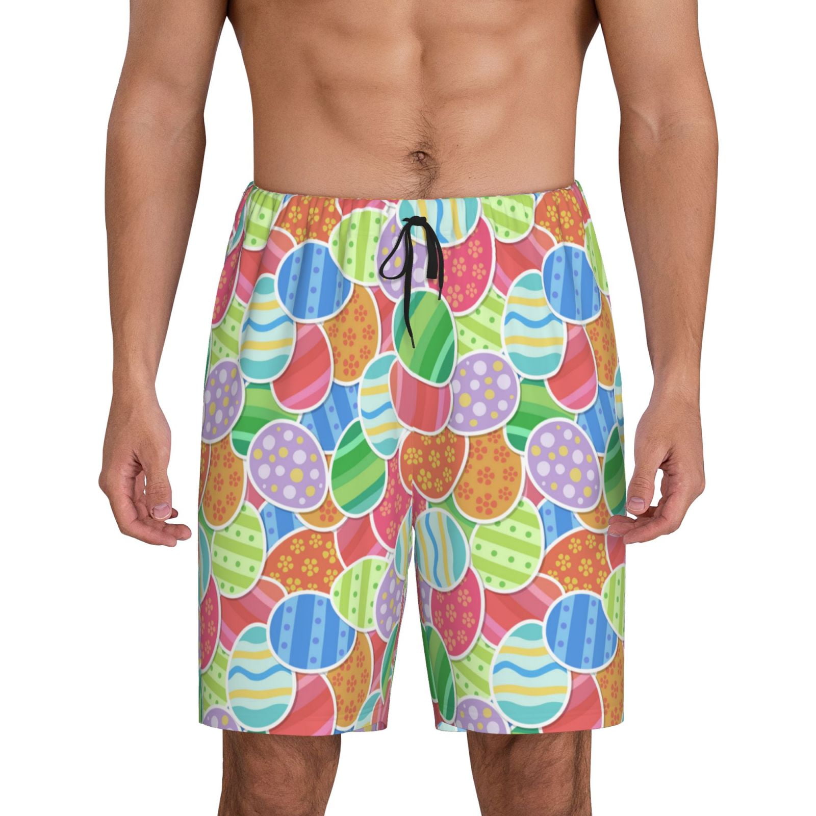 Disketp easter eggs for Men's Soft Sleep Pajama Shorts Lightweight ...