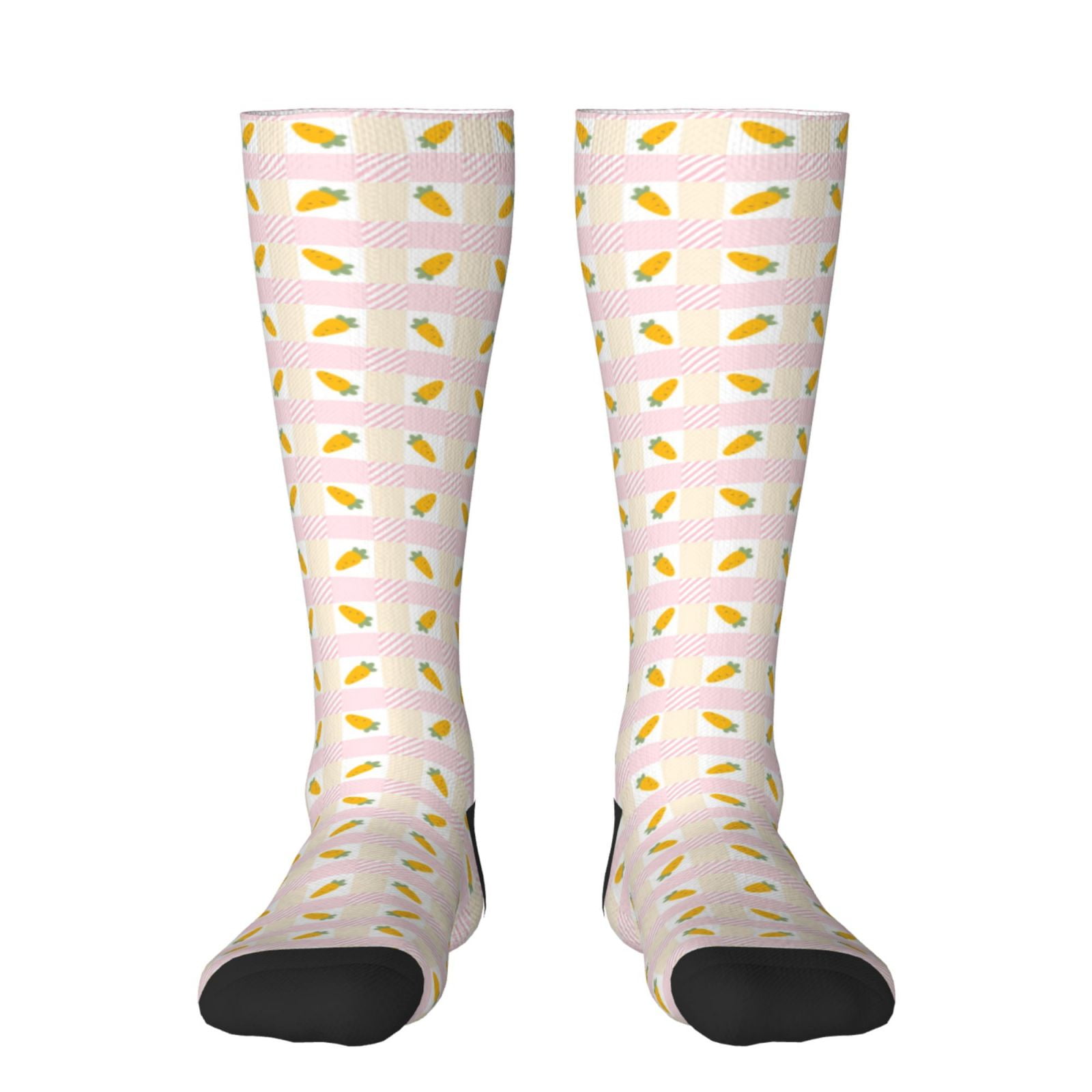 Disketp kawaii carrots Print Unisex Contrast Color Stockings ...