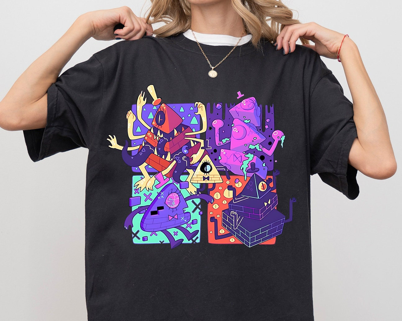 Disn.E.Y Bill Cipher Universe Shirt, Bill Cipher Shirt, Gravity Falls Mysteries Shirt, Size 5Xl ...